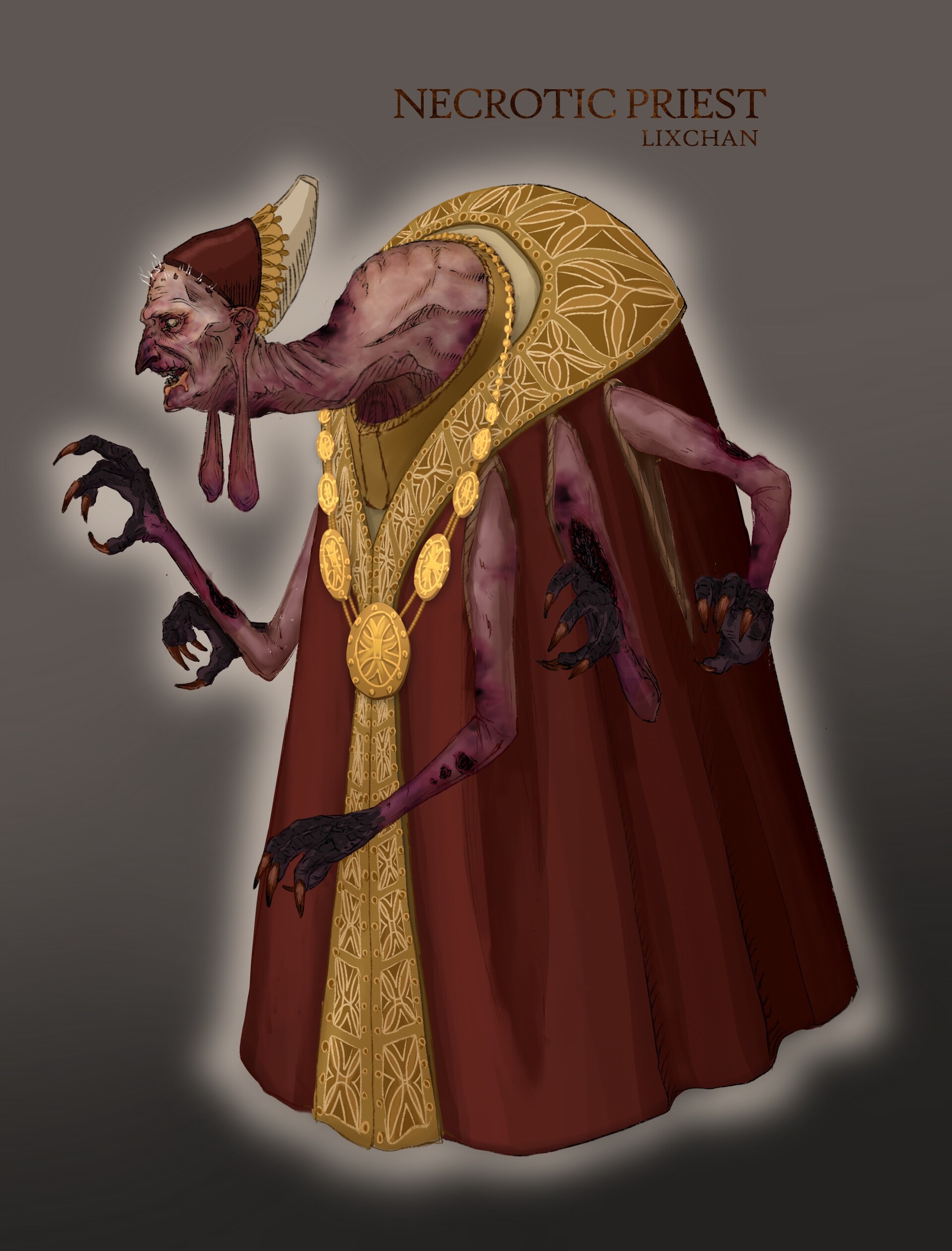 ArtStation - Necrotic priest