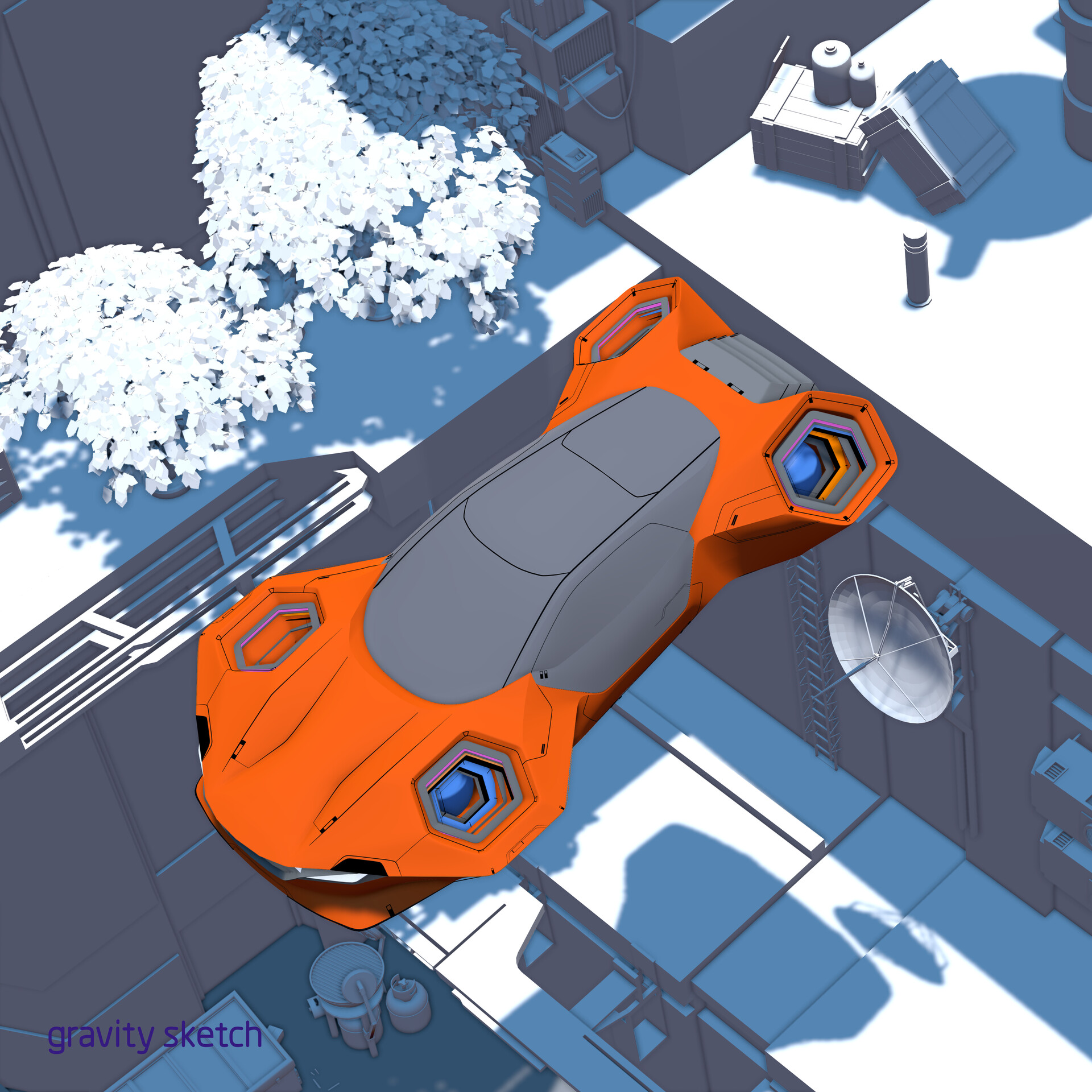 ArtStation - HoveR car GS