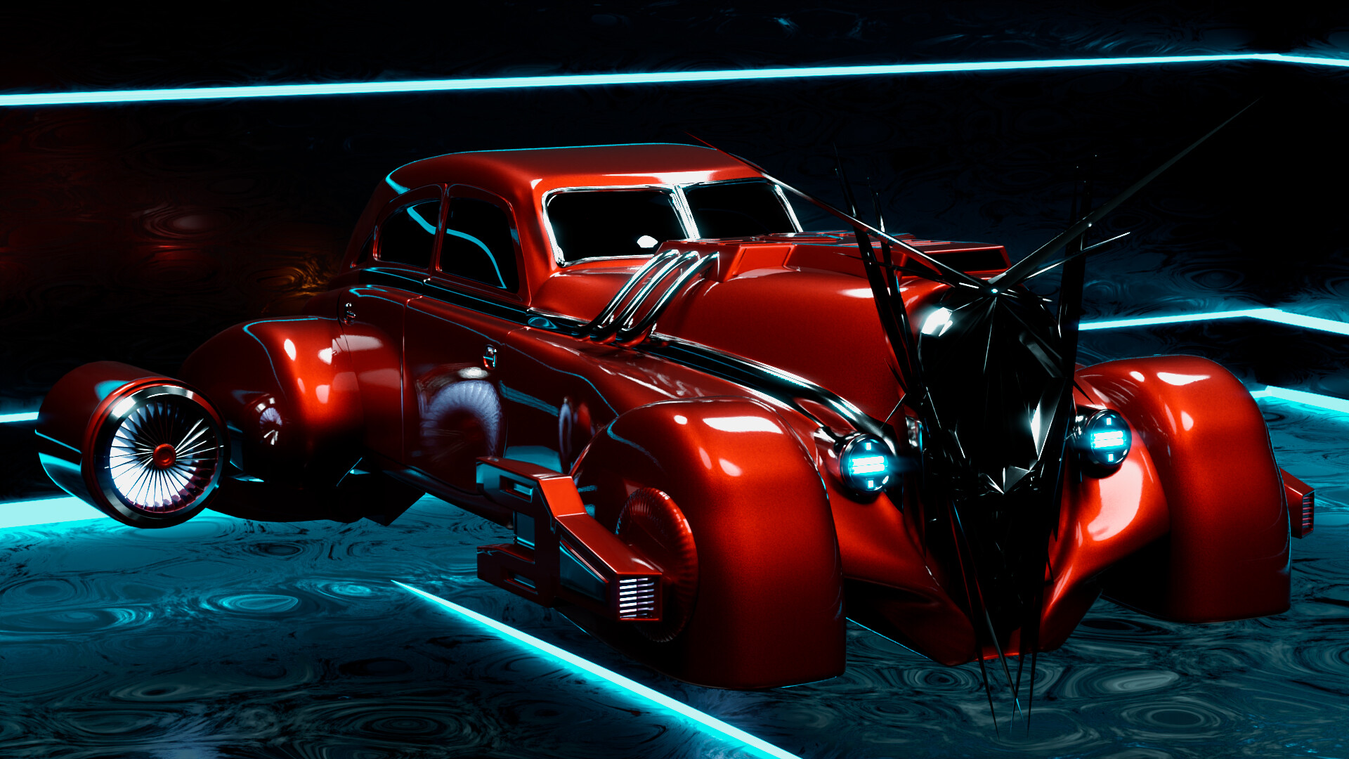 ArtStation - Pierce Red Arrow - 2077