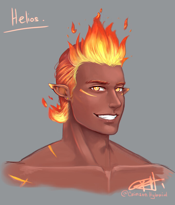 Fire Genasi Monk