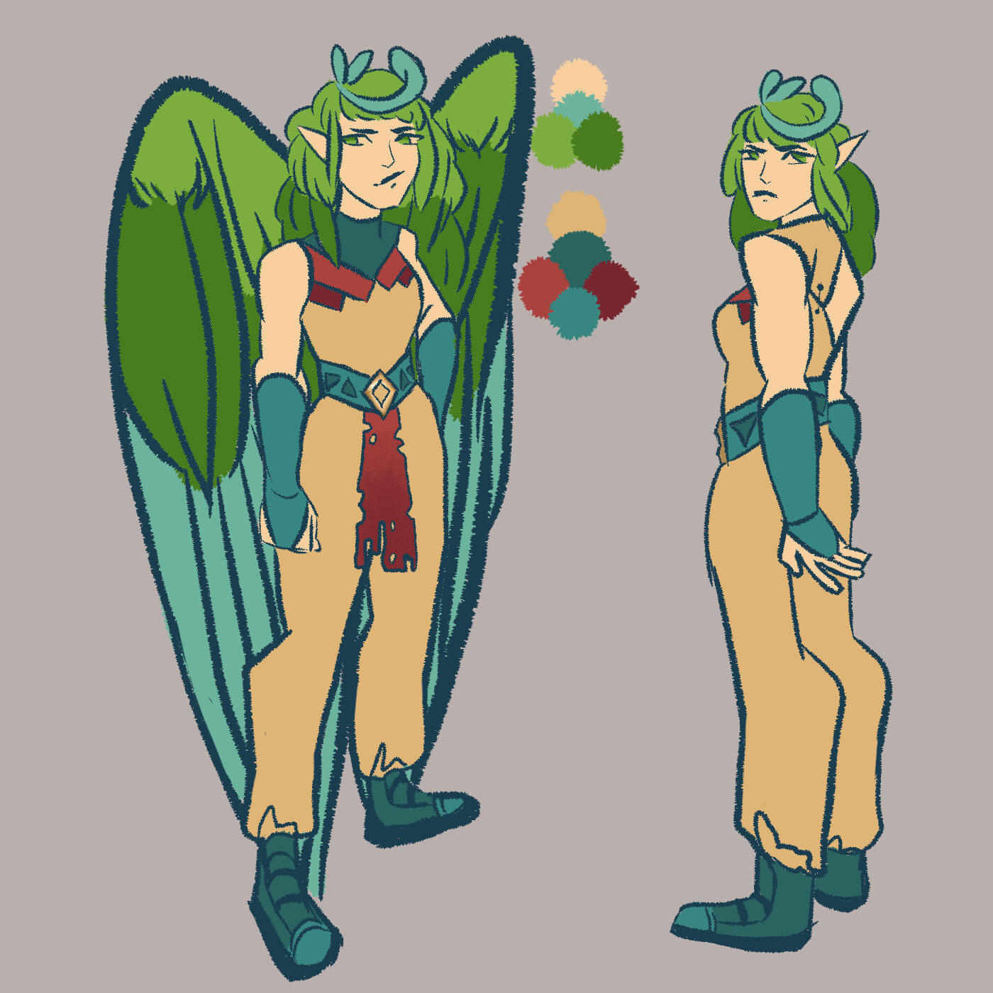 ArtStation - Cait ref sheet