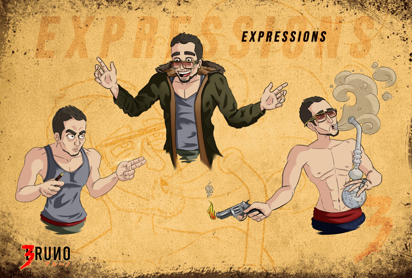 Bruno Leonardo de Castro - Johnny Quid - Rocknrolla [fan Character Design]