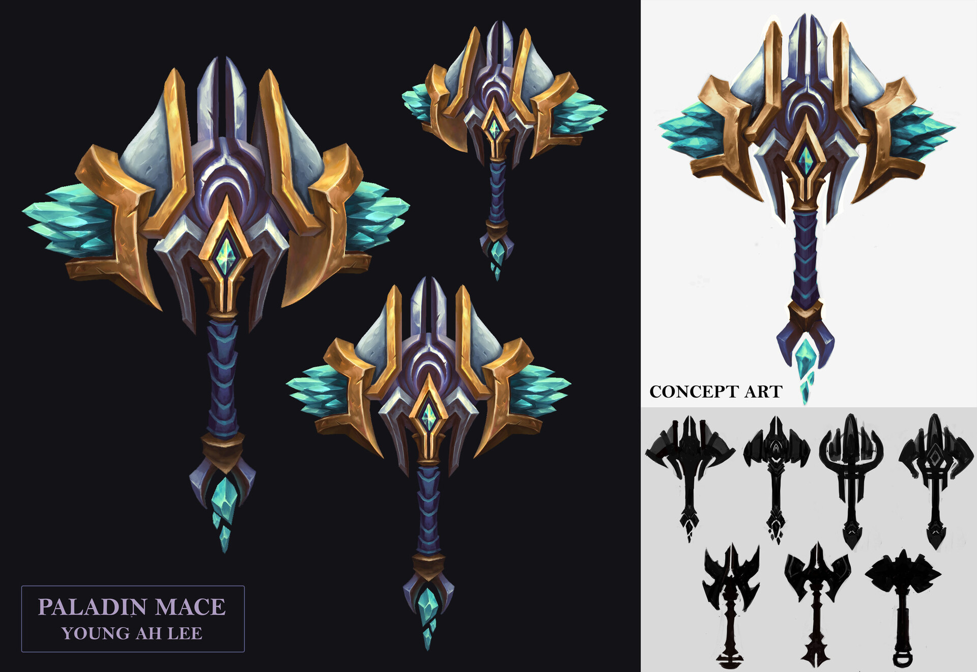 ArtStation - paladin mace