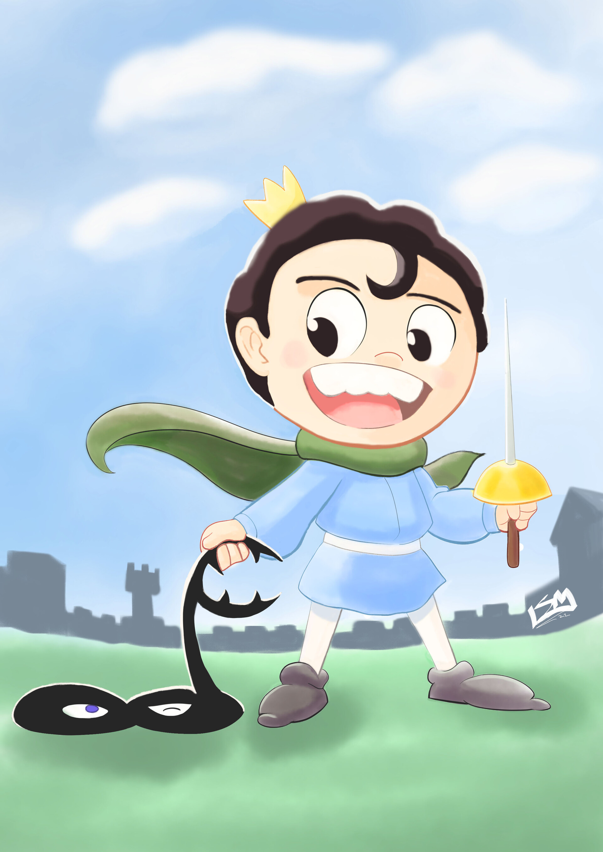 ArtStation - A Prince and His Shadow!