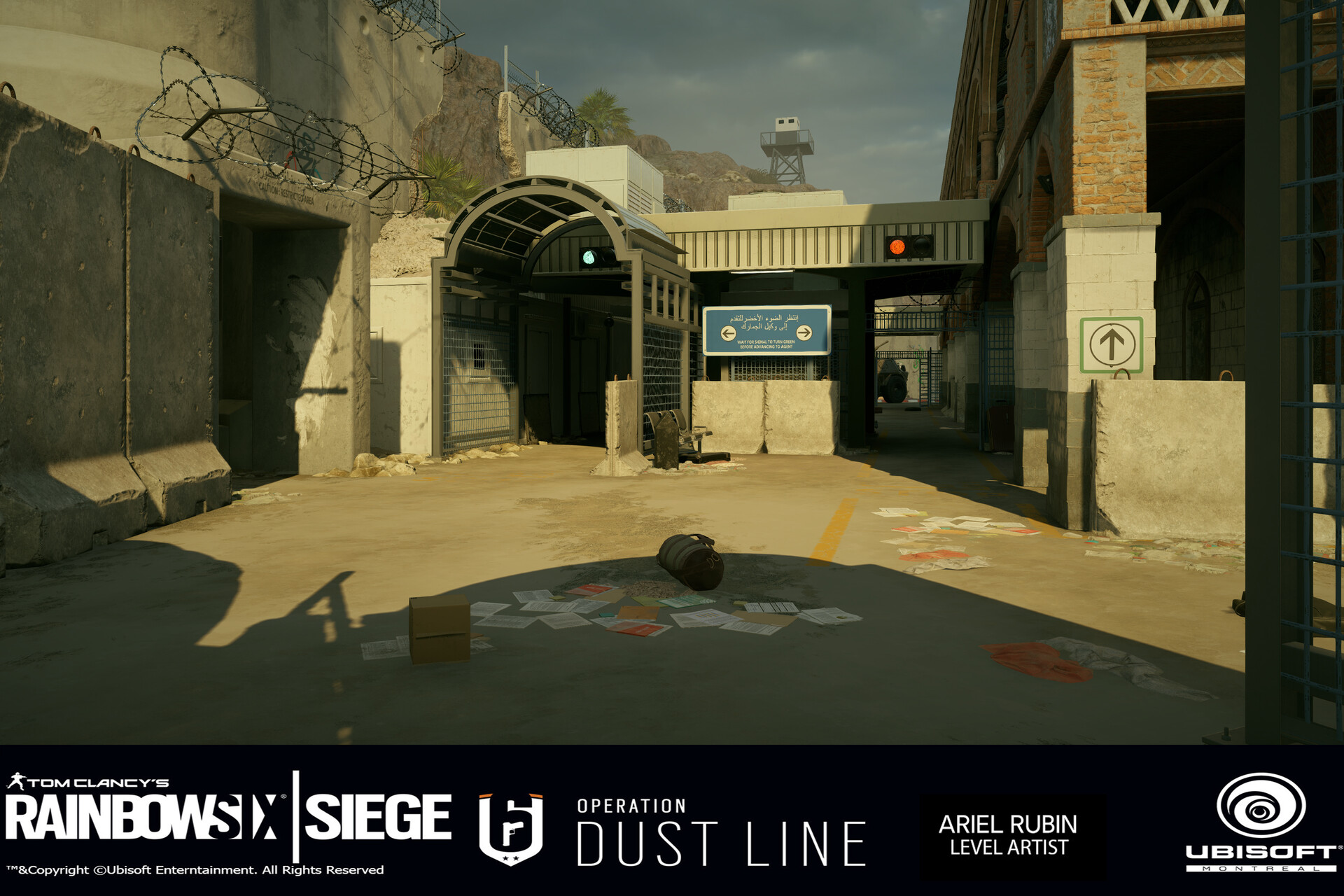 Ariel Rubin - Rainbow Six: Siege Border Map