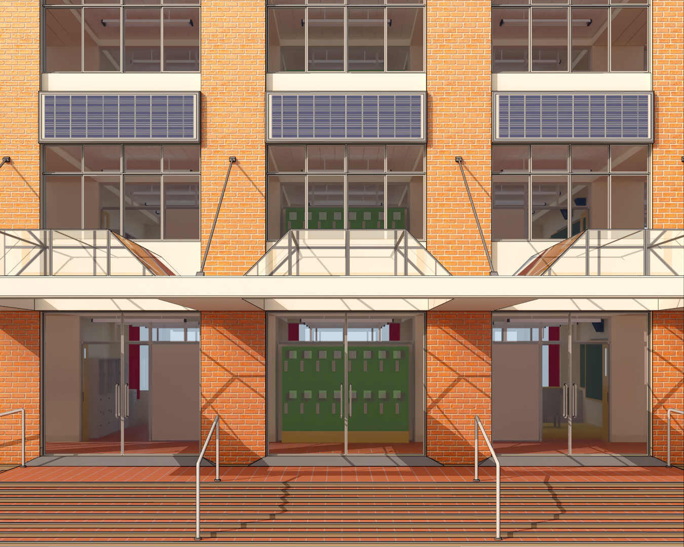 ArtStation - Colorful school life