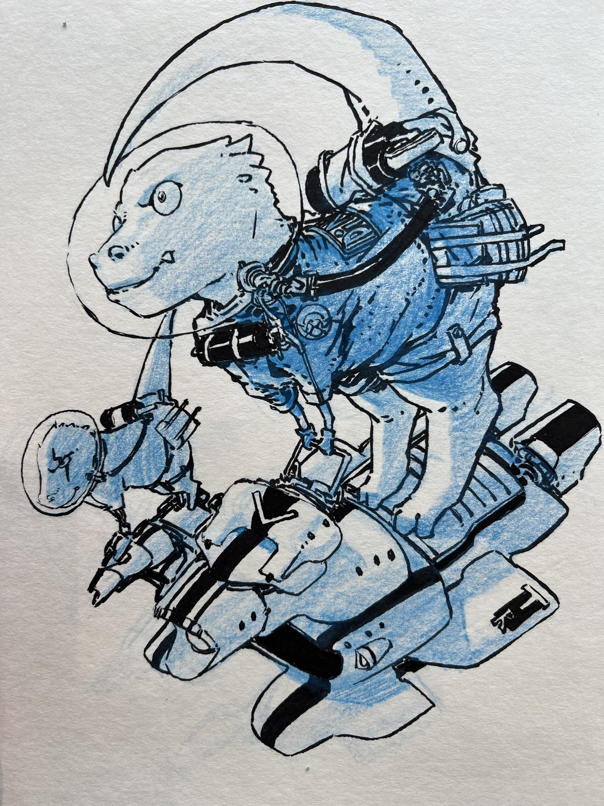 ArtStation - tyrex riding^^