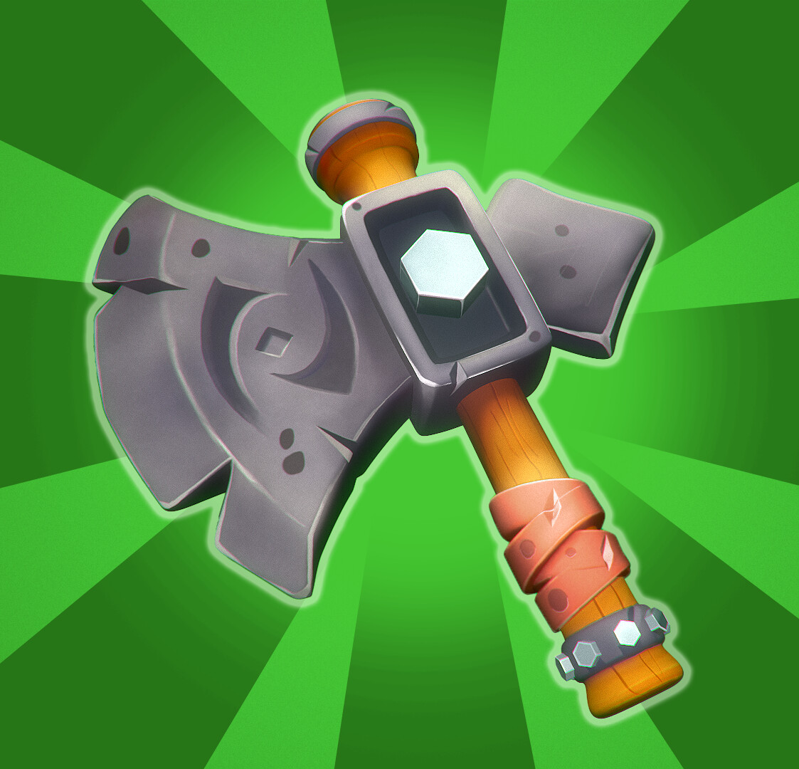 ArtStation - Stylised Hand Axe