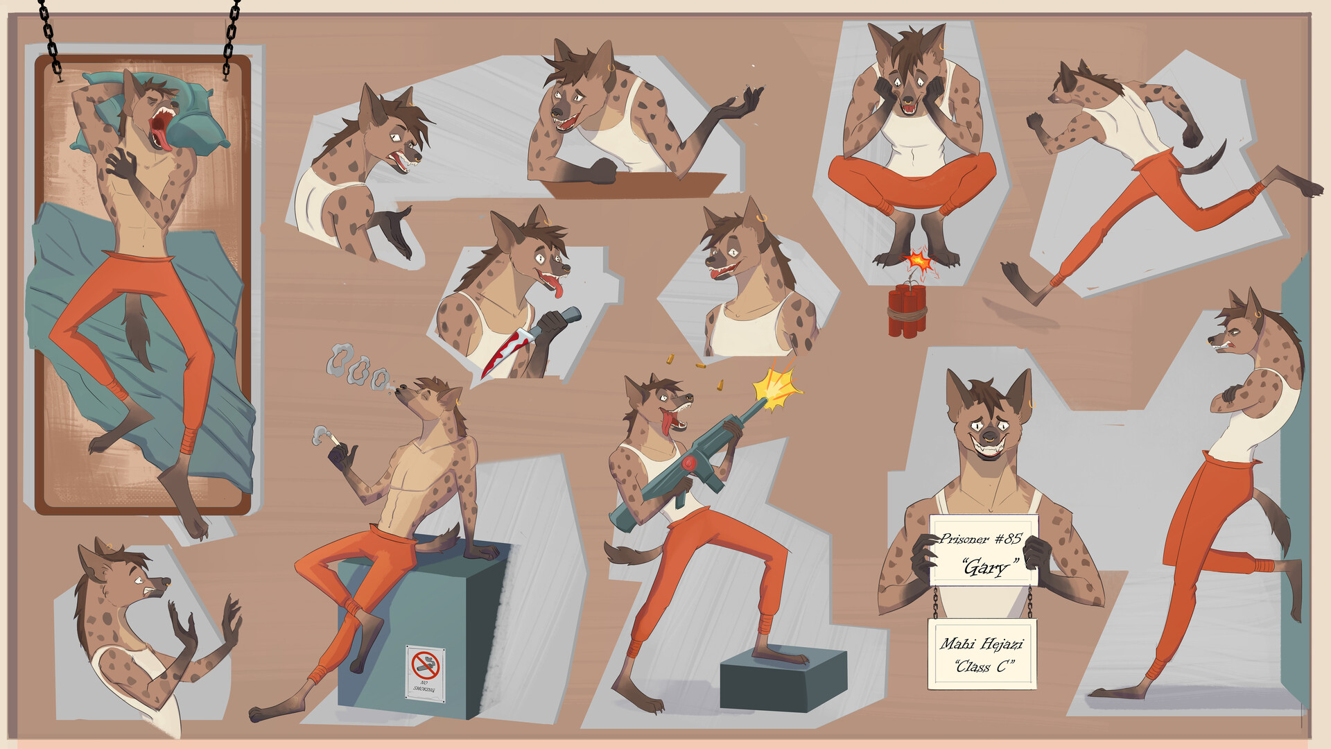 ArtStation - prison break- project