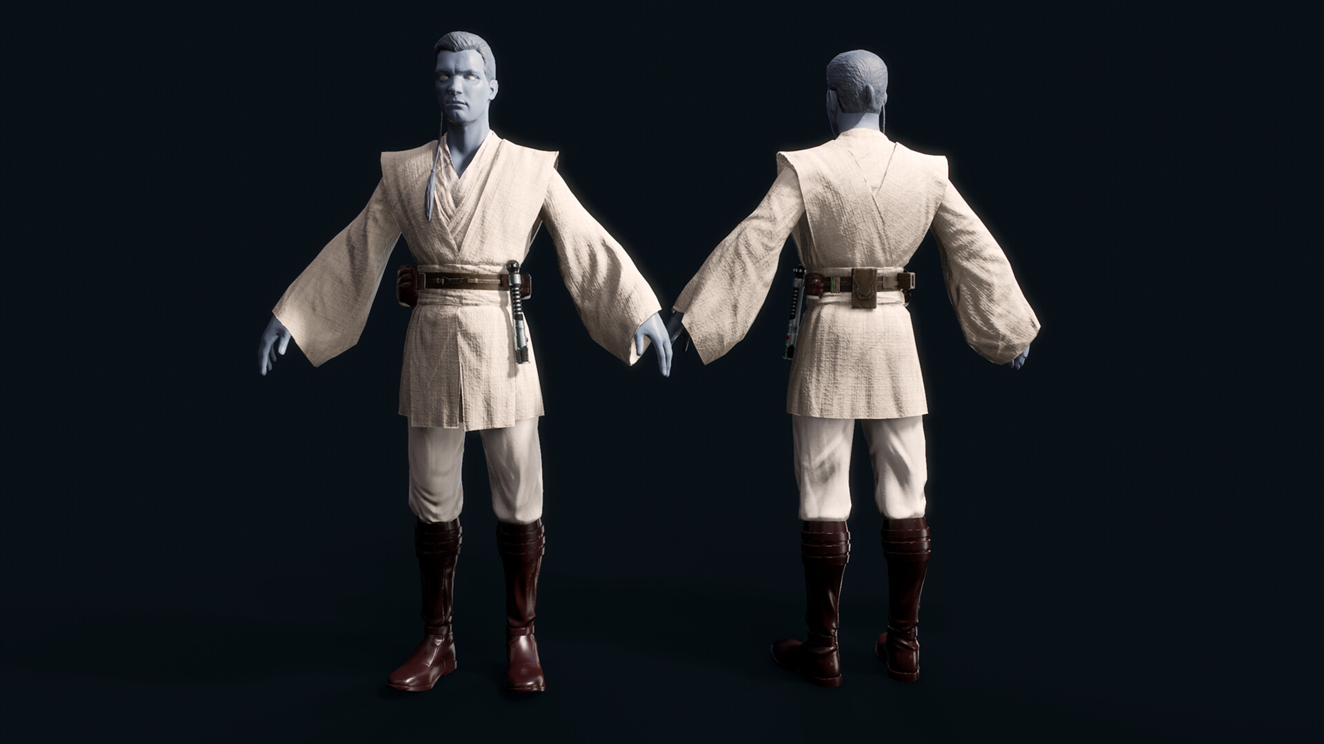 ArtStation - Obi-Wan Kenobi Clothes
