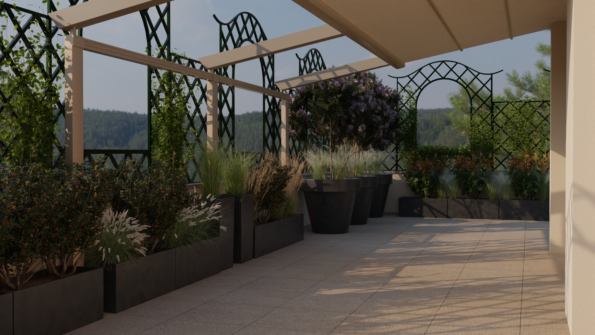 ArtStation - Terrace concept