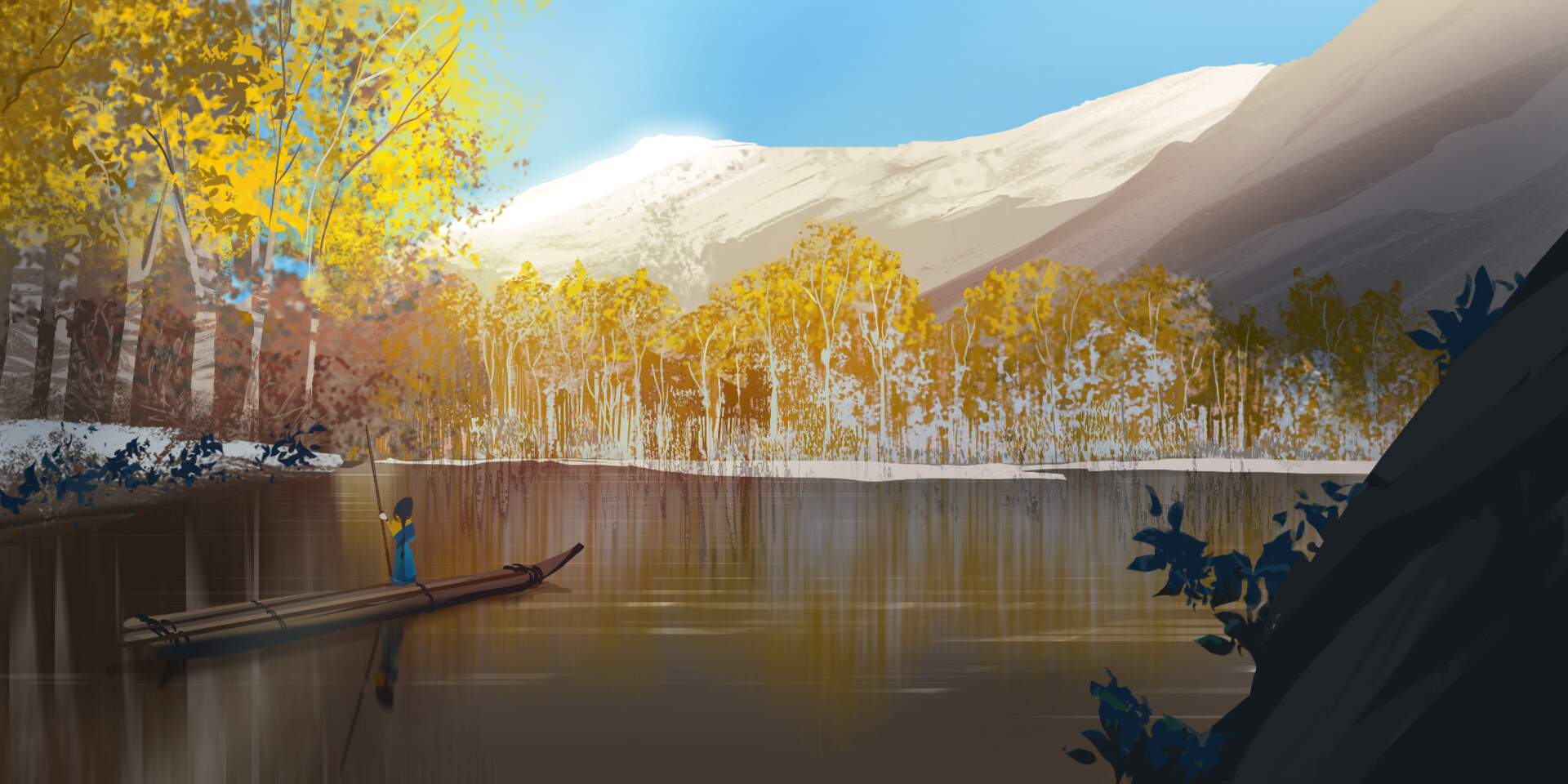 ArtStation - River valley