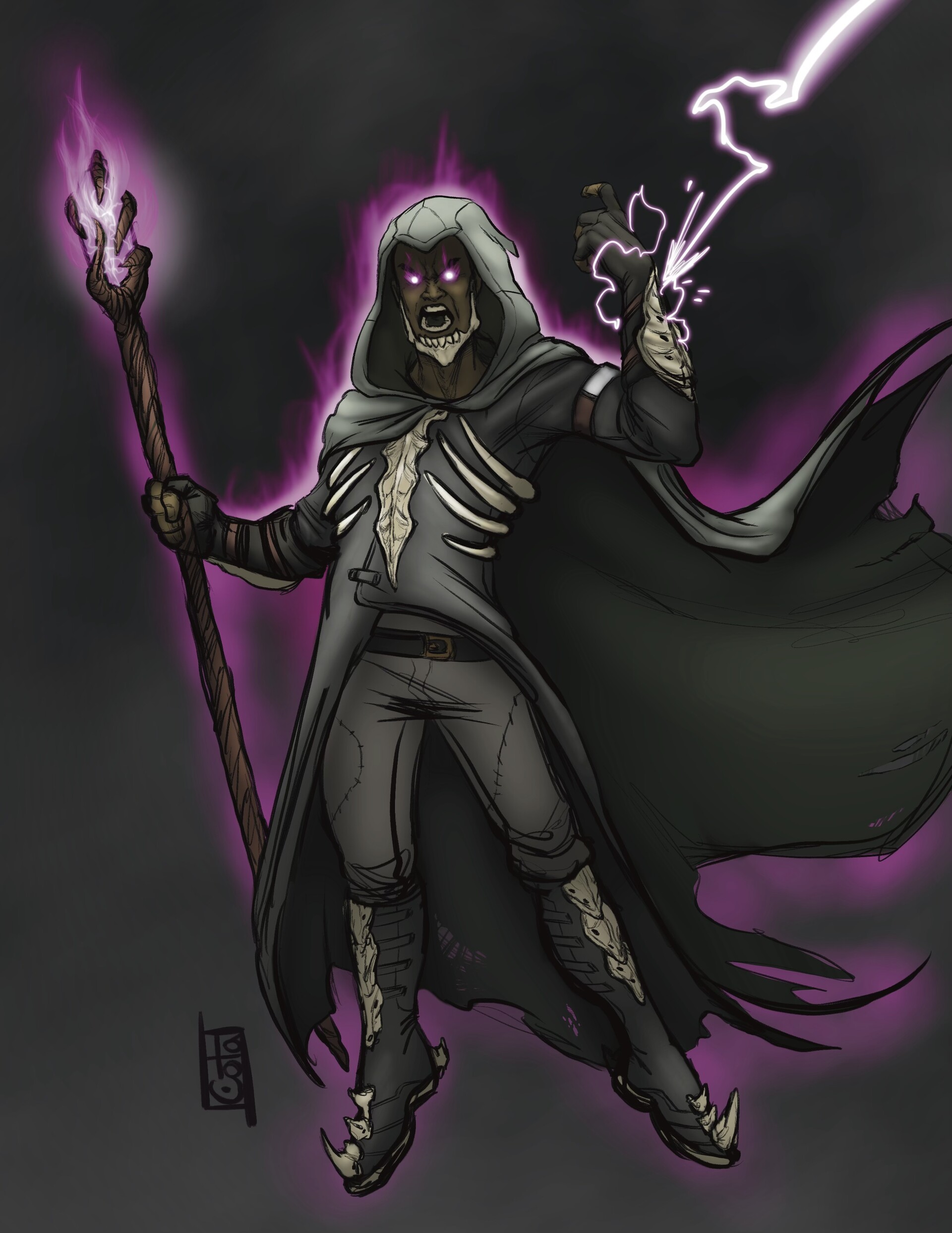 ArtStation - Indie Project - Nightfallen Wizard