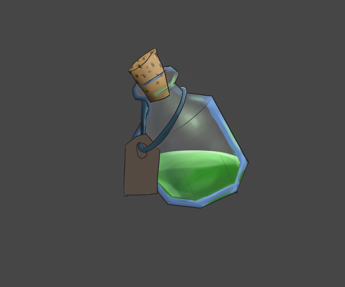 ArtStation - my first potion
