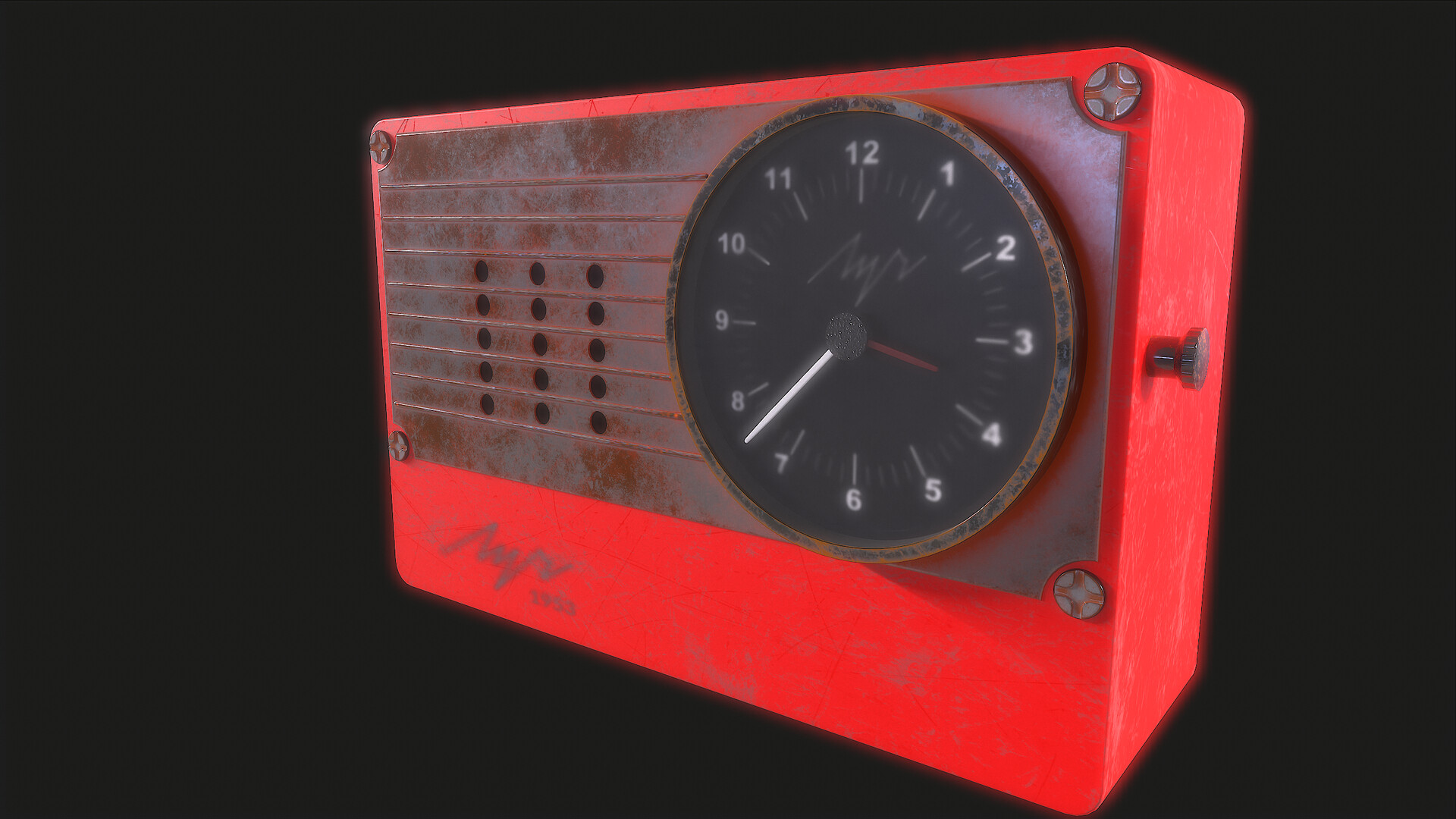 ArtStation - Soviet alarm clock "Luch"