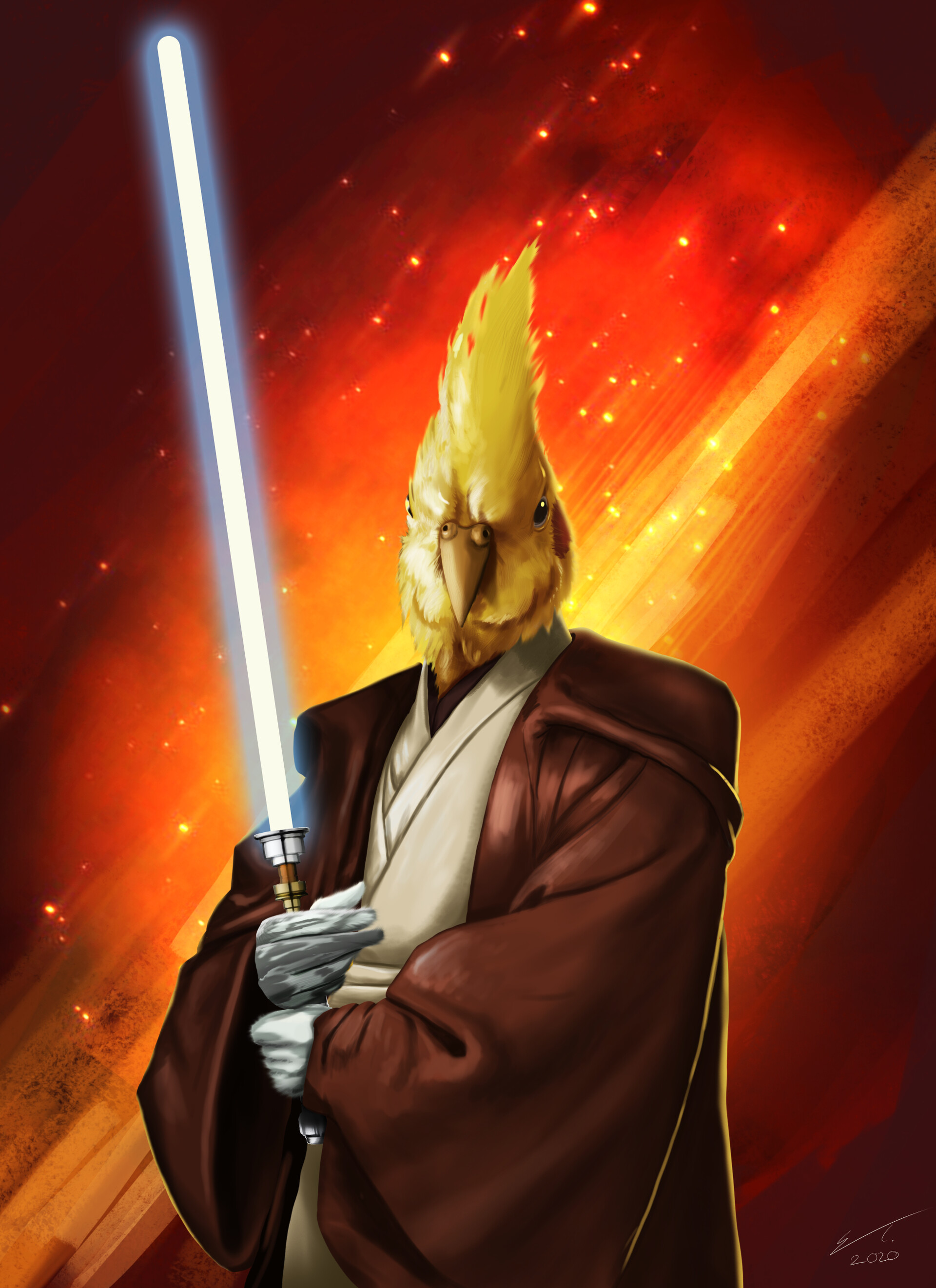 ArtStation - Obi-Bird Kenobi