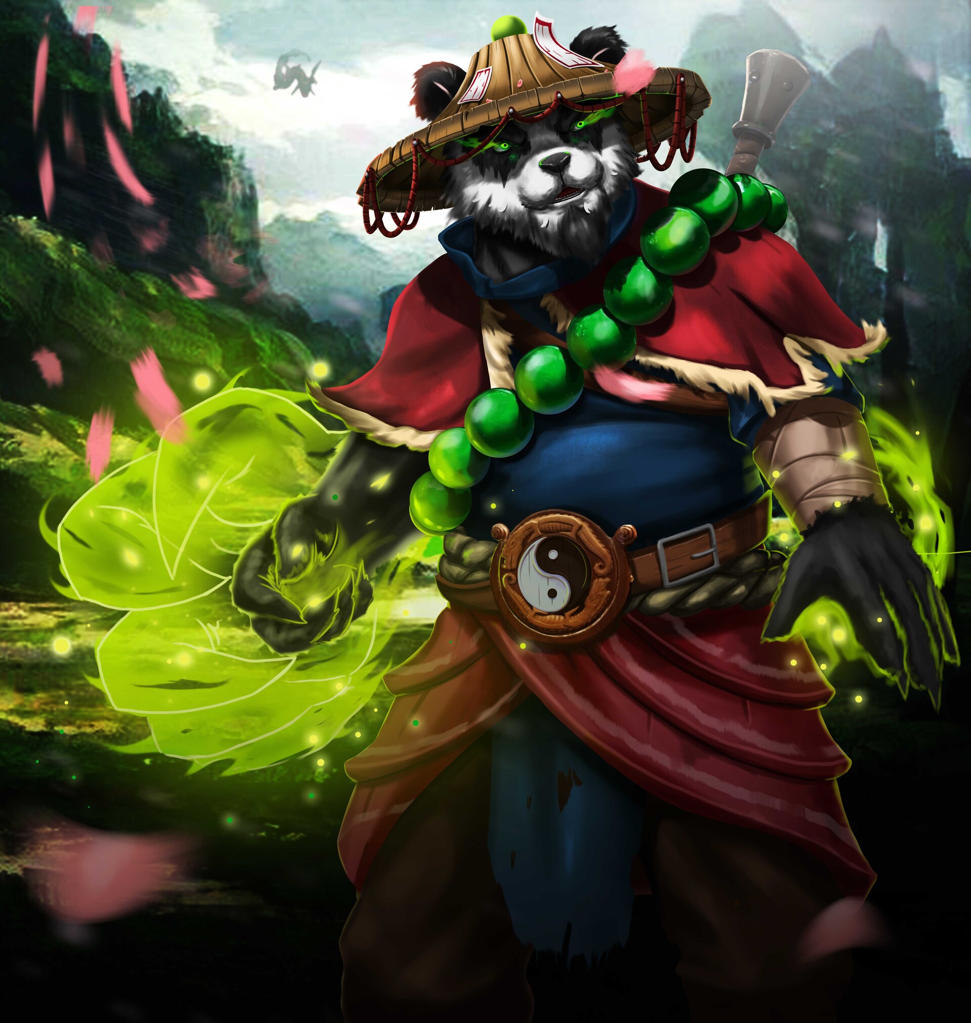 ArtStation - Monk Panda