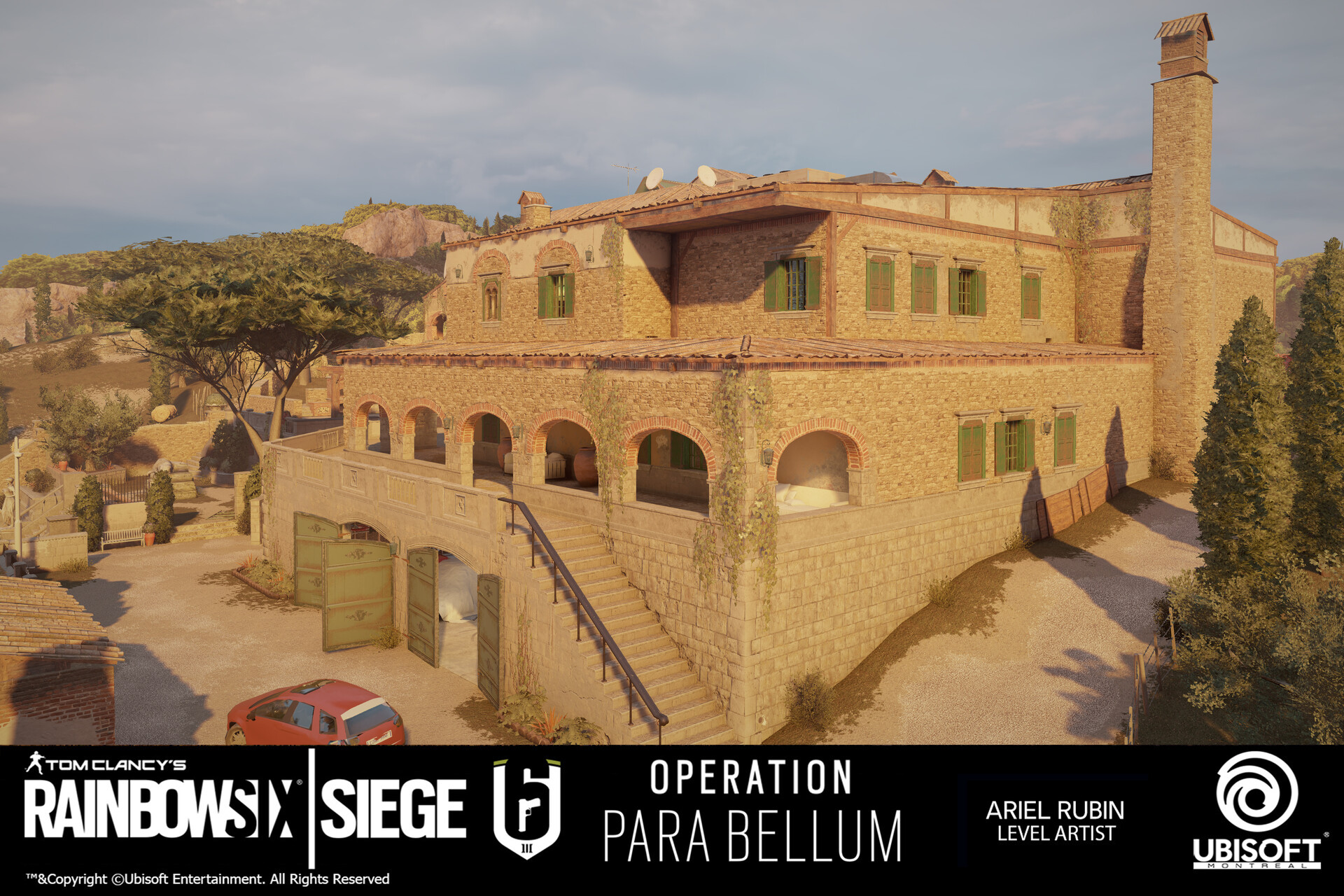 Ariel Rubin - Rainbow Six: Siege Villa Map