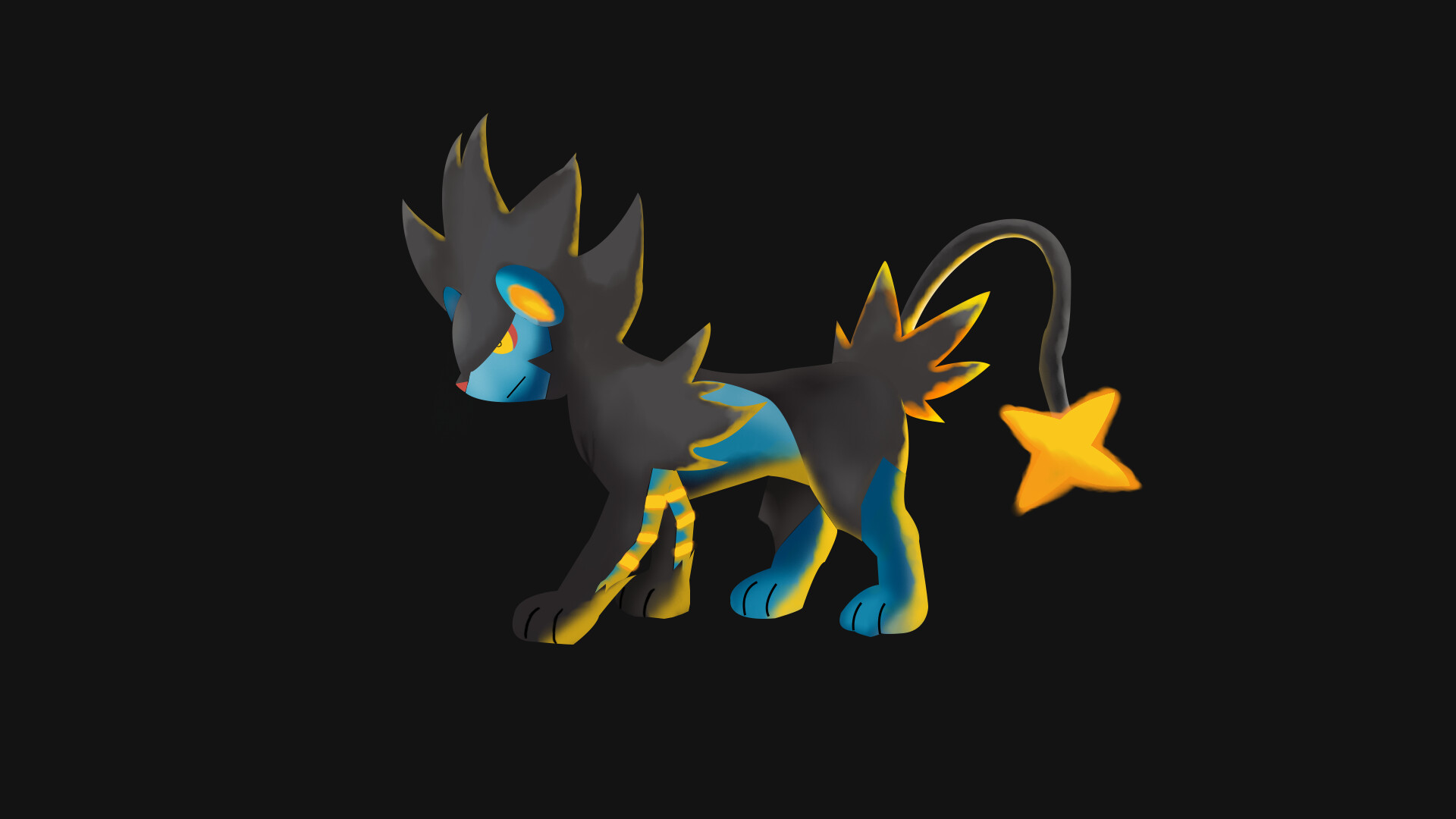 ArtStation - Pokemon : Luxray