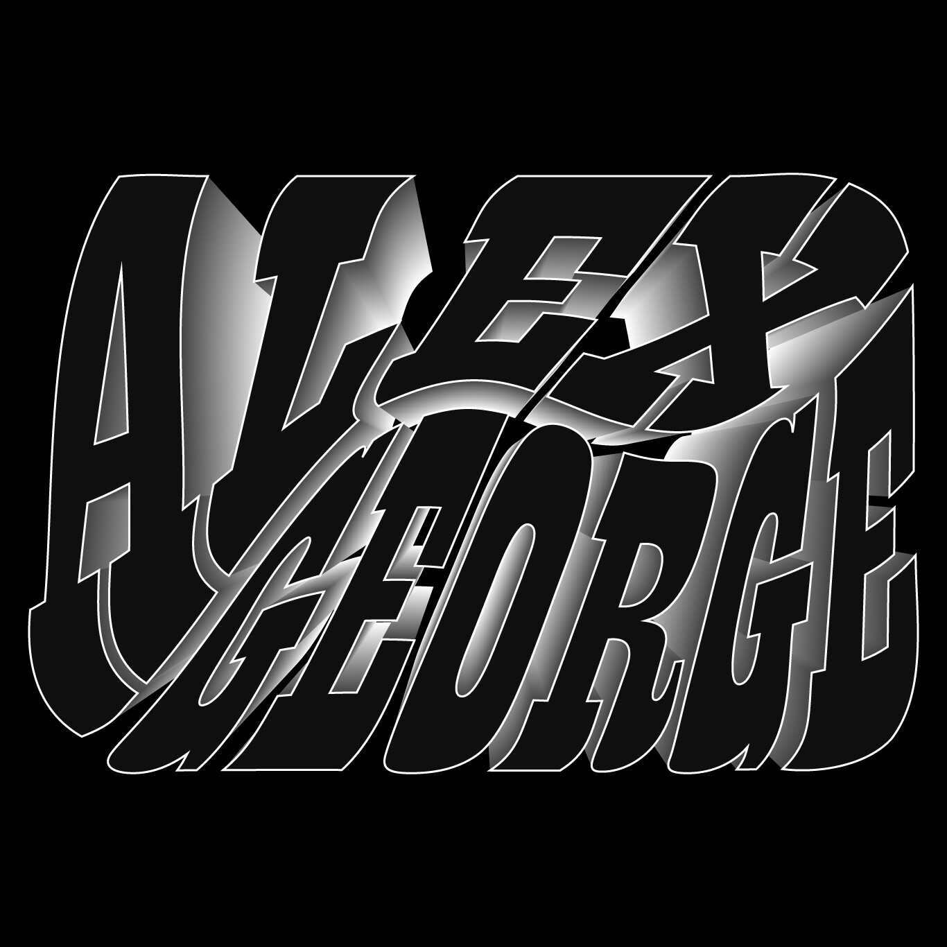 ArtStation - Text Blending in Illustrator | Graphic Design