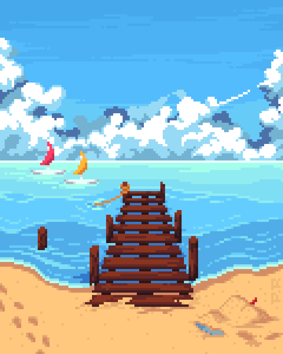 ArtStation - Beach day