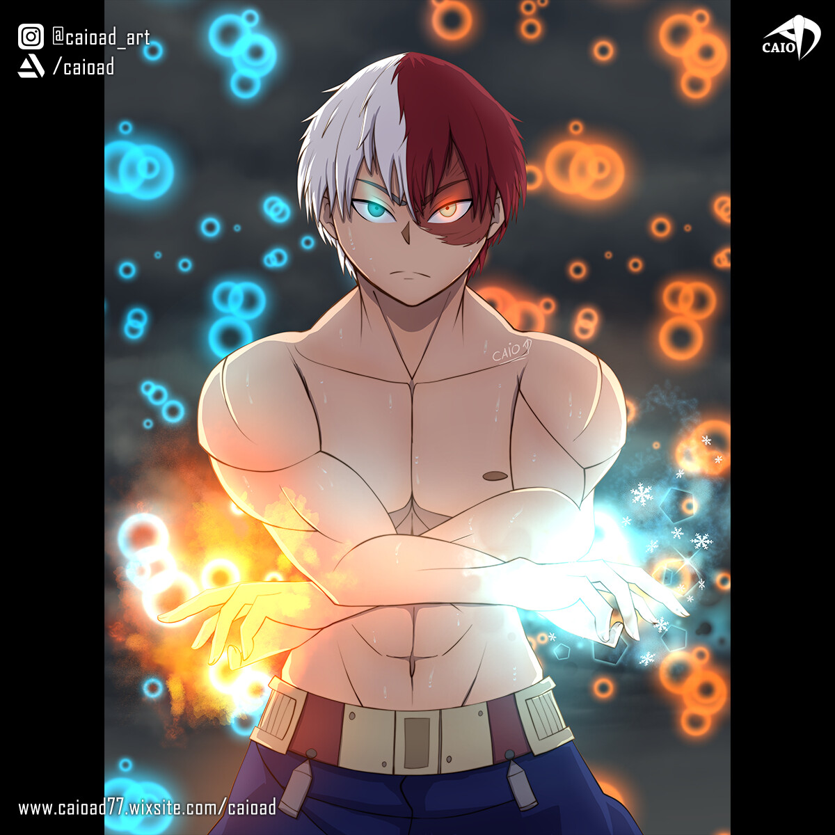 Caio AD - Todoroki Shoto Fanart