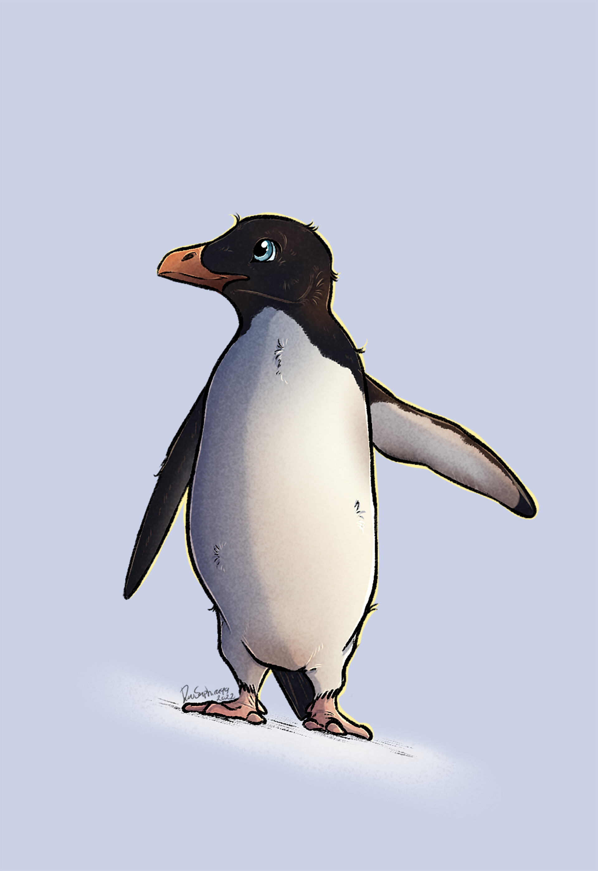 ArtStation - Penguin study