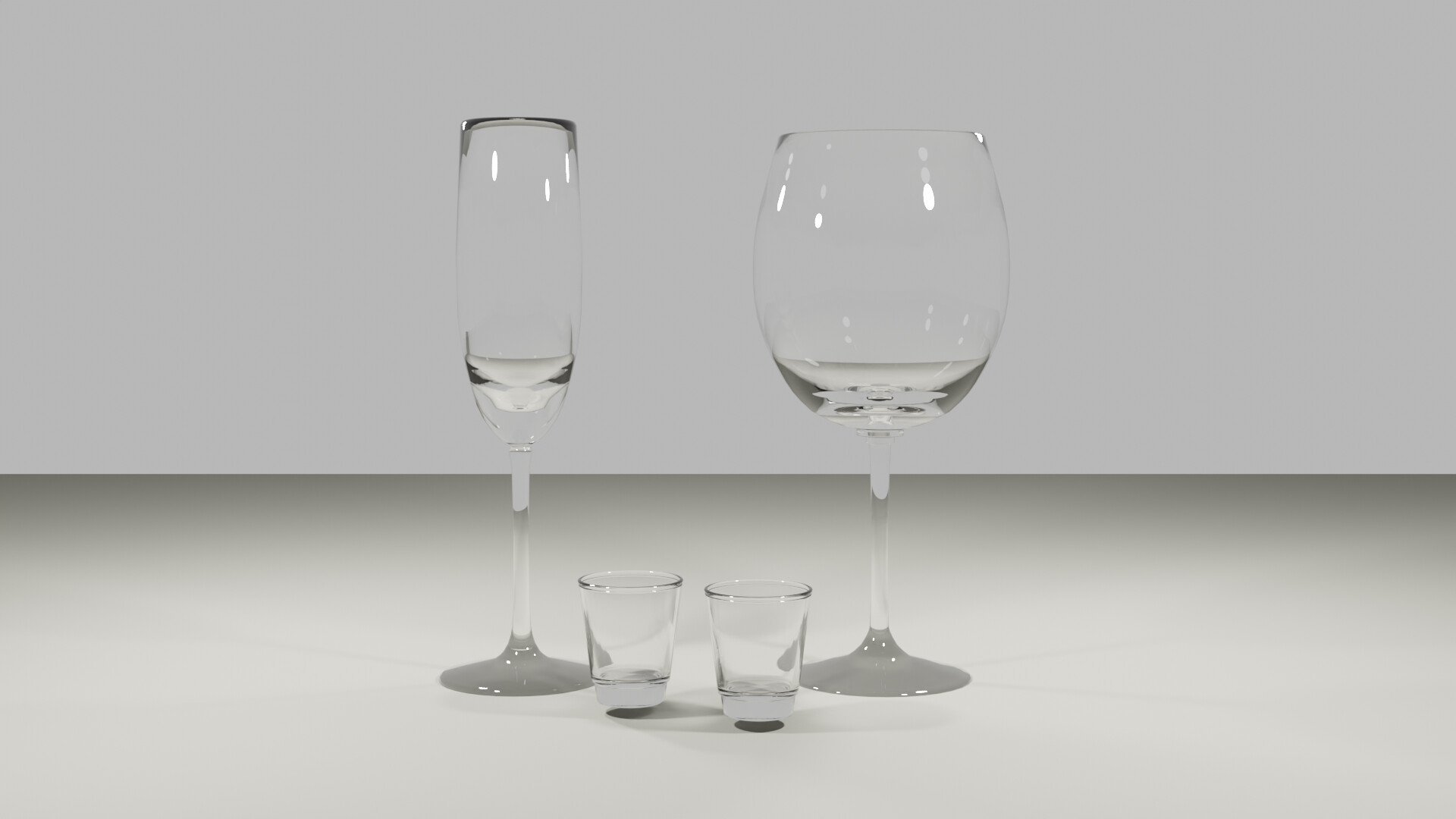 ArtStation - realistic glasses and cups
