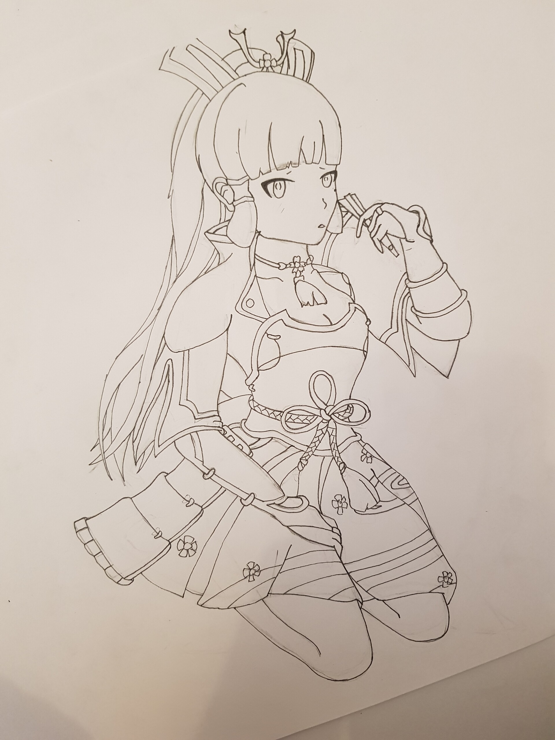 Connor Twigg - Kamisato Ayaka Fan Art ( January Challenge Day 26-28 )