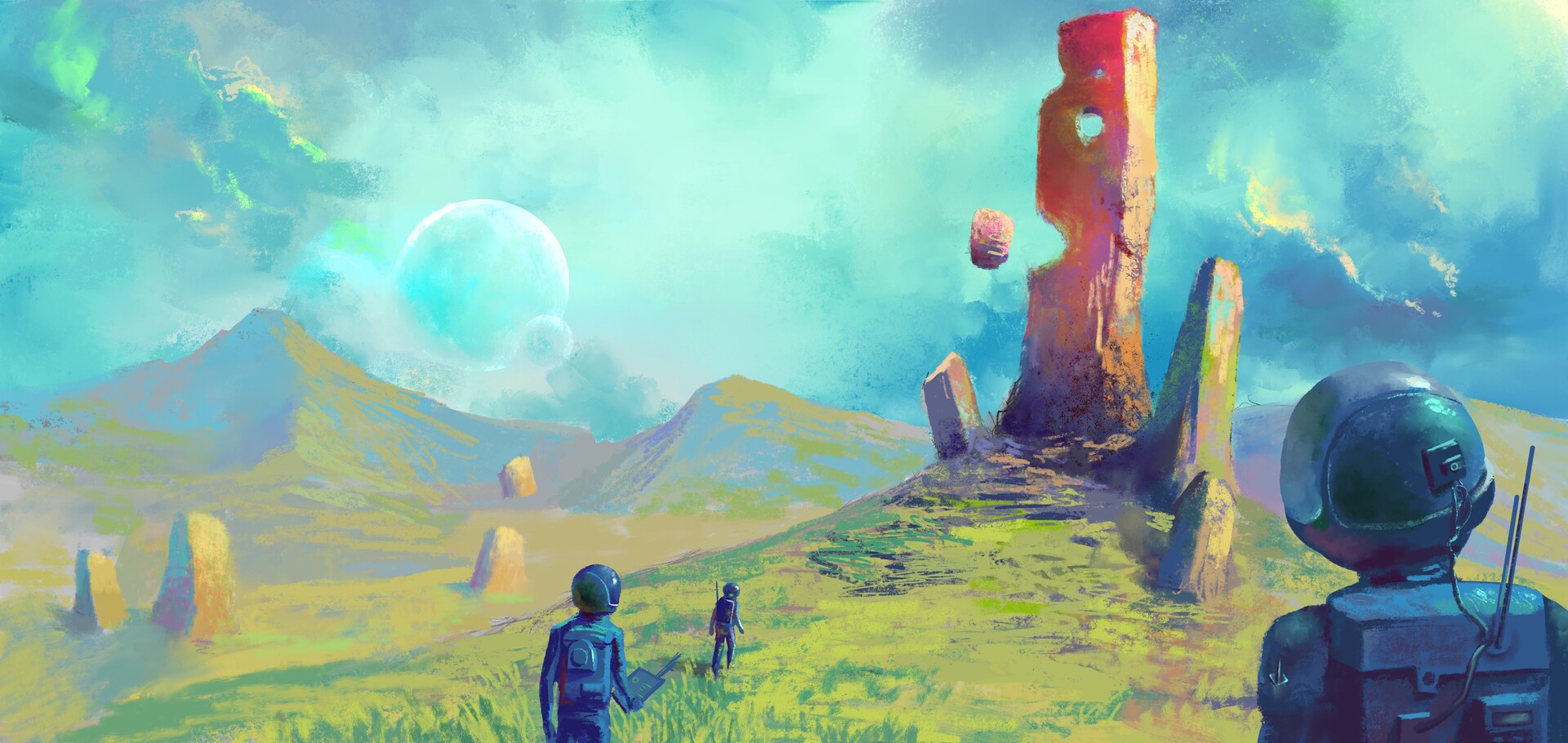 ArtStation - Alien monolith