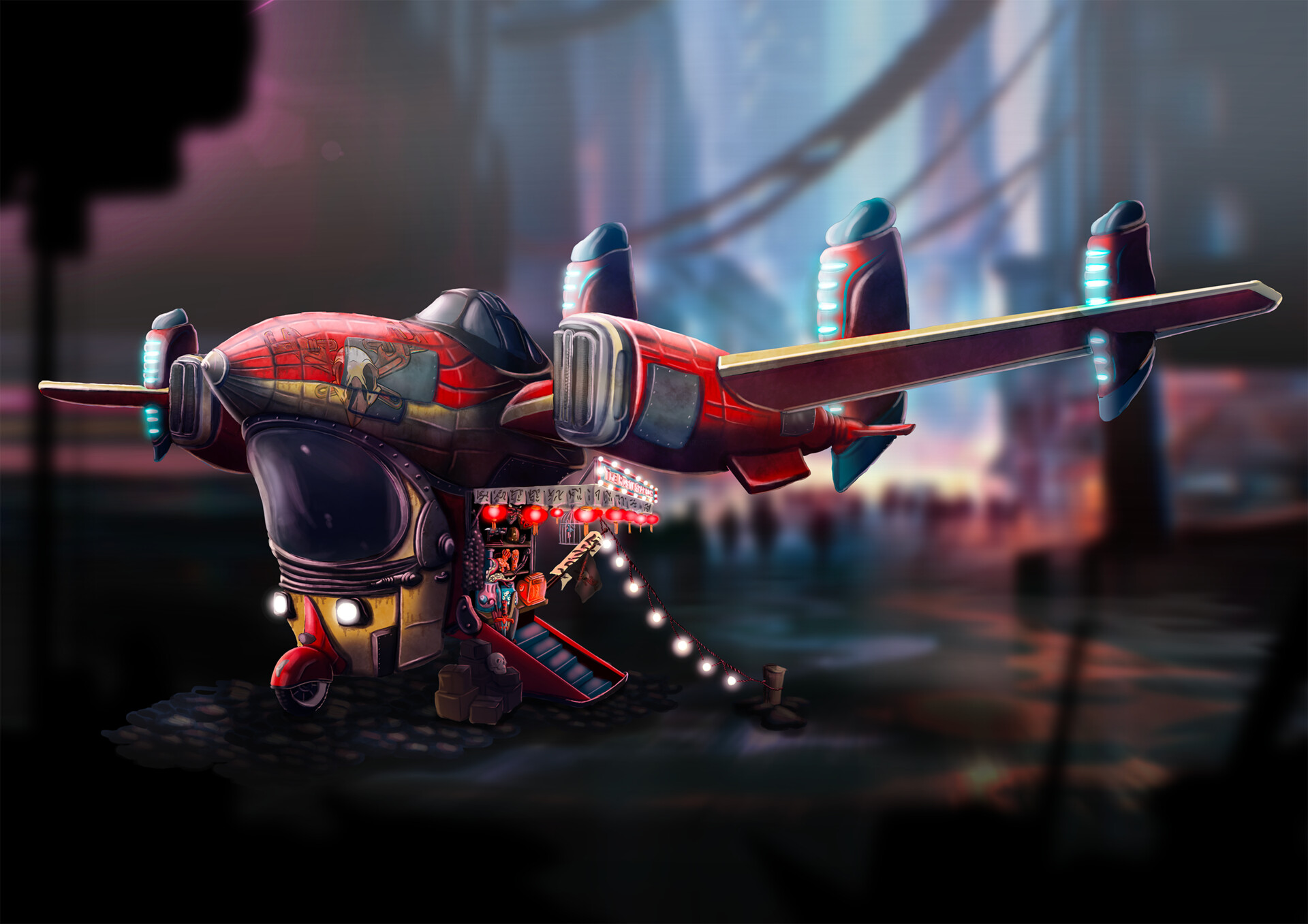 ArtStation - The Rusty Sparrow (Prop Design)