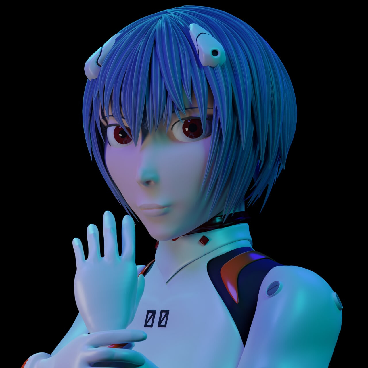 ArtStation - Rei Ayanami (Neon Genesis Evangelion)