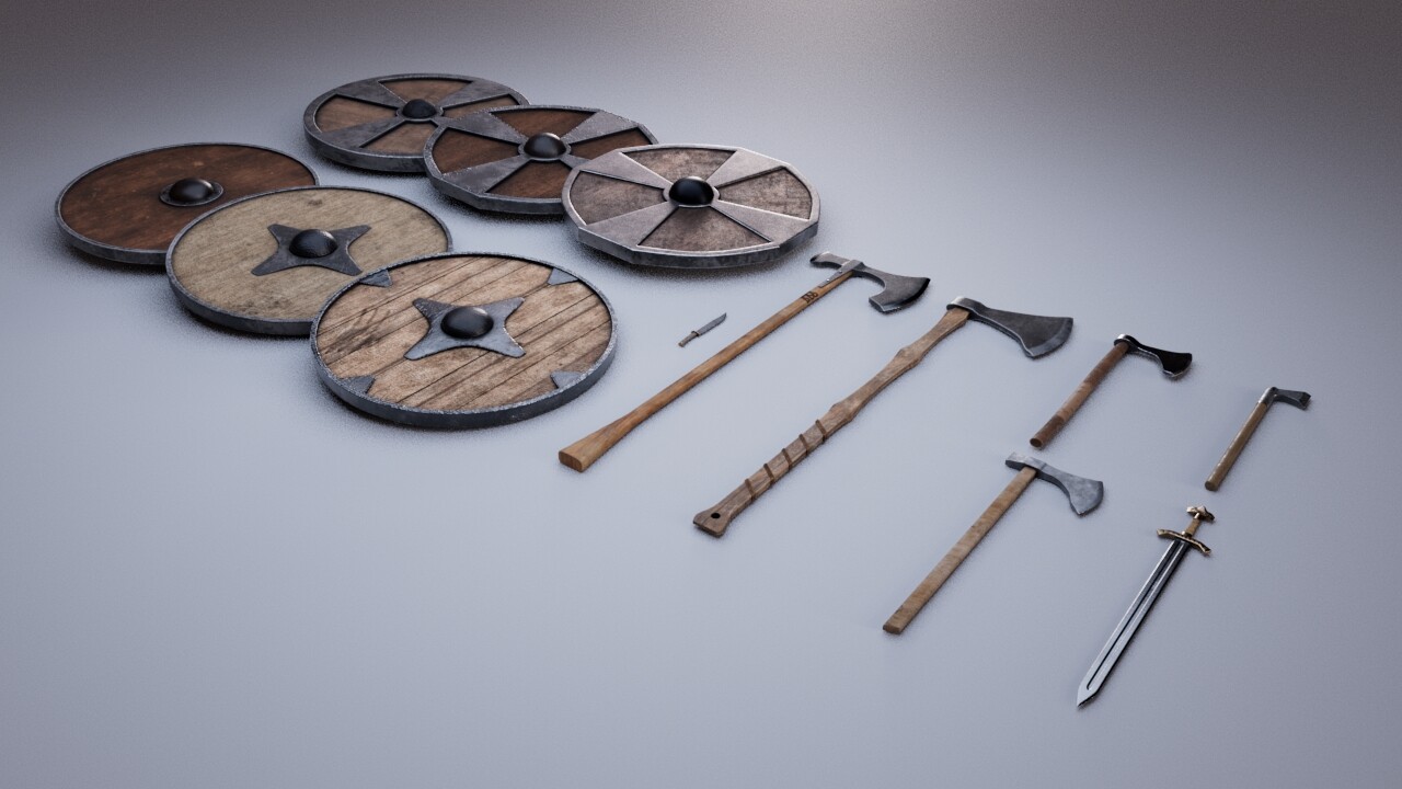 ArtStation - Nordic Weapons Pack