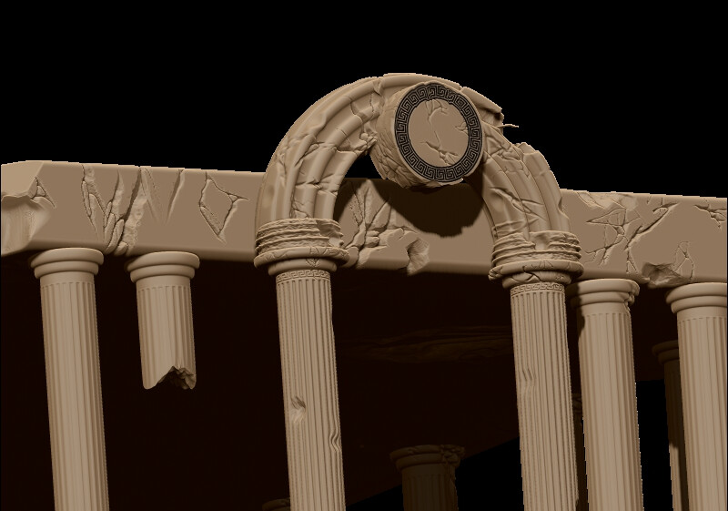 ArtStation - Greek Temple
