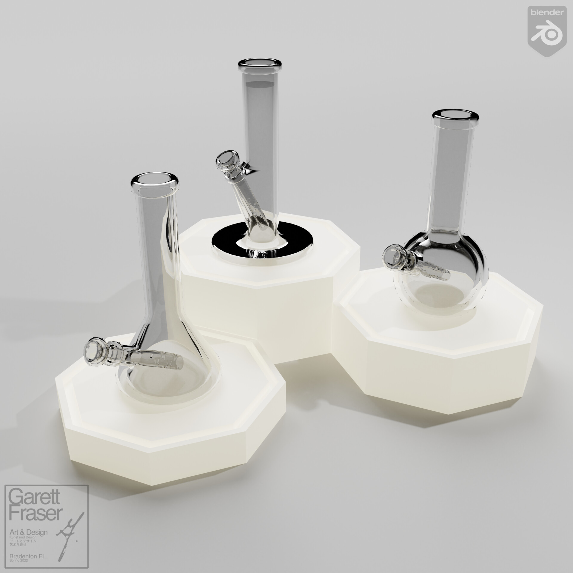 ArtStation - Bong "Water Pipe" Set