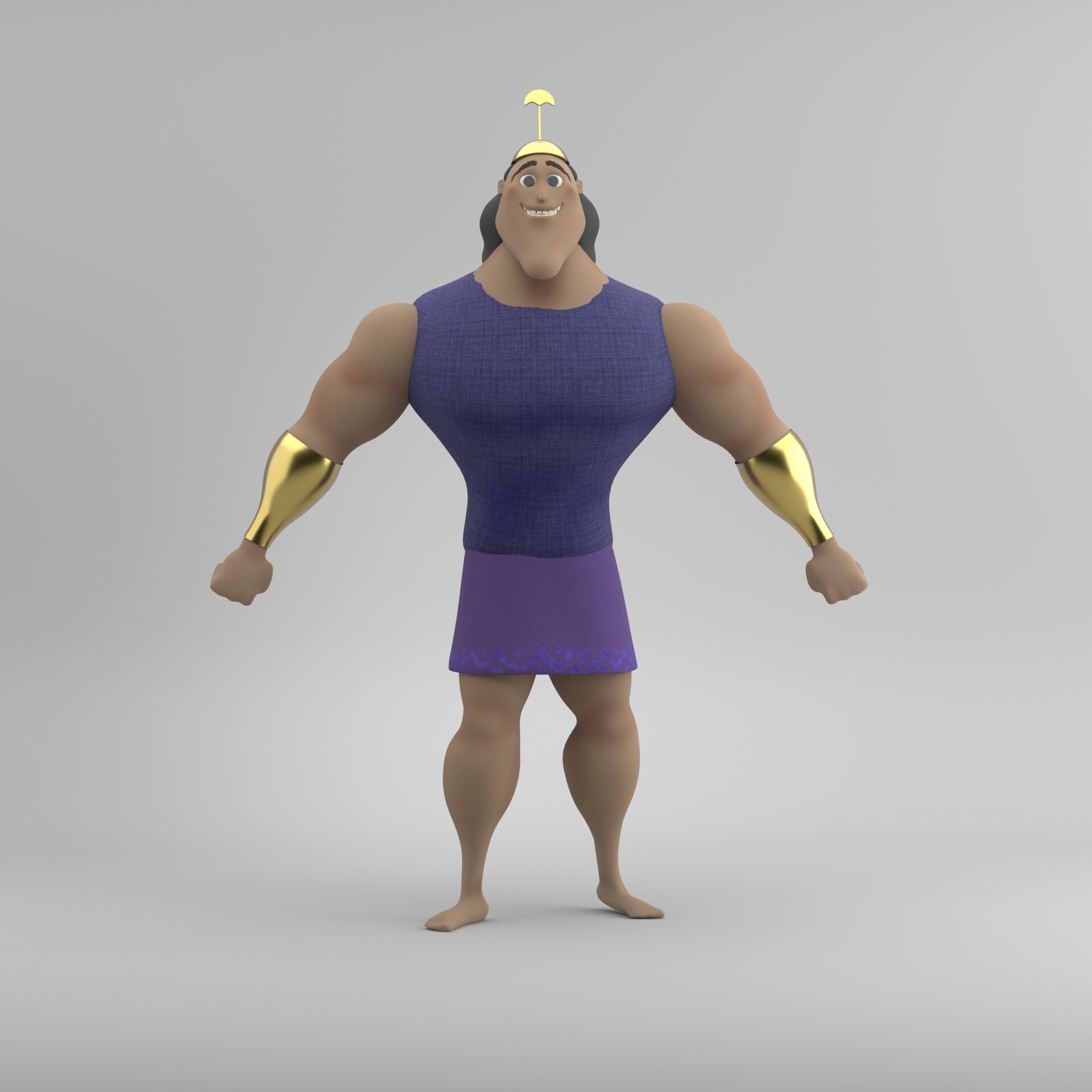 ArtStation - Kronk From A Kronk's New Groove