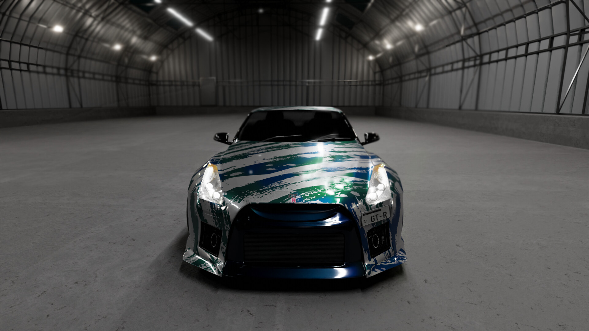 ArtStation - Nissan GT-R35 widebody