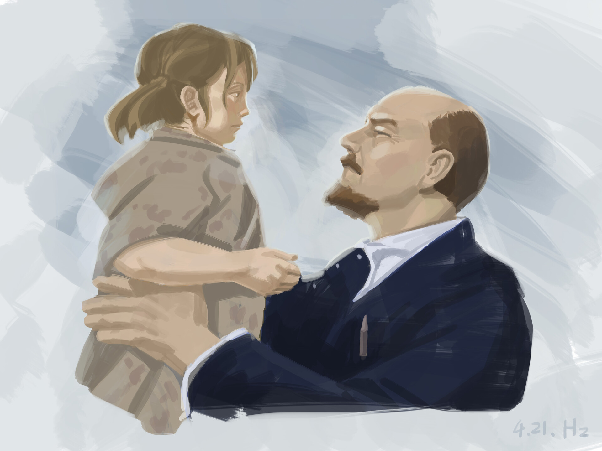 ArtStation - Lenin in 1918