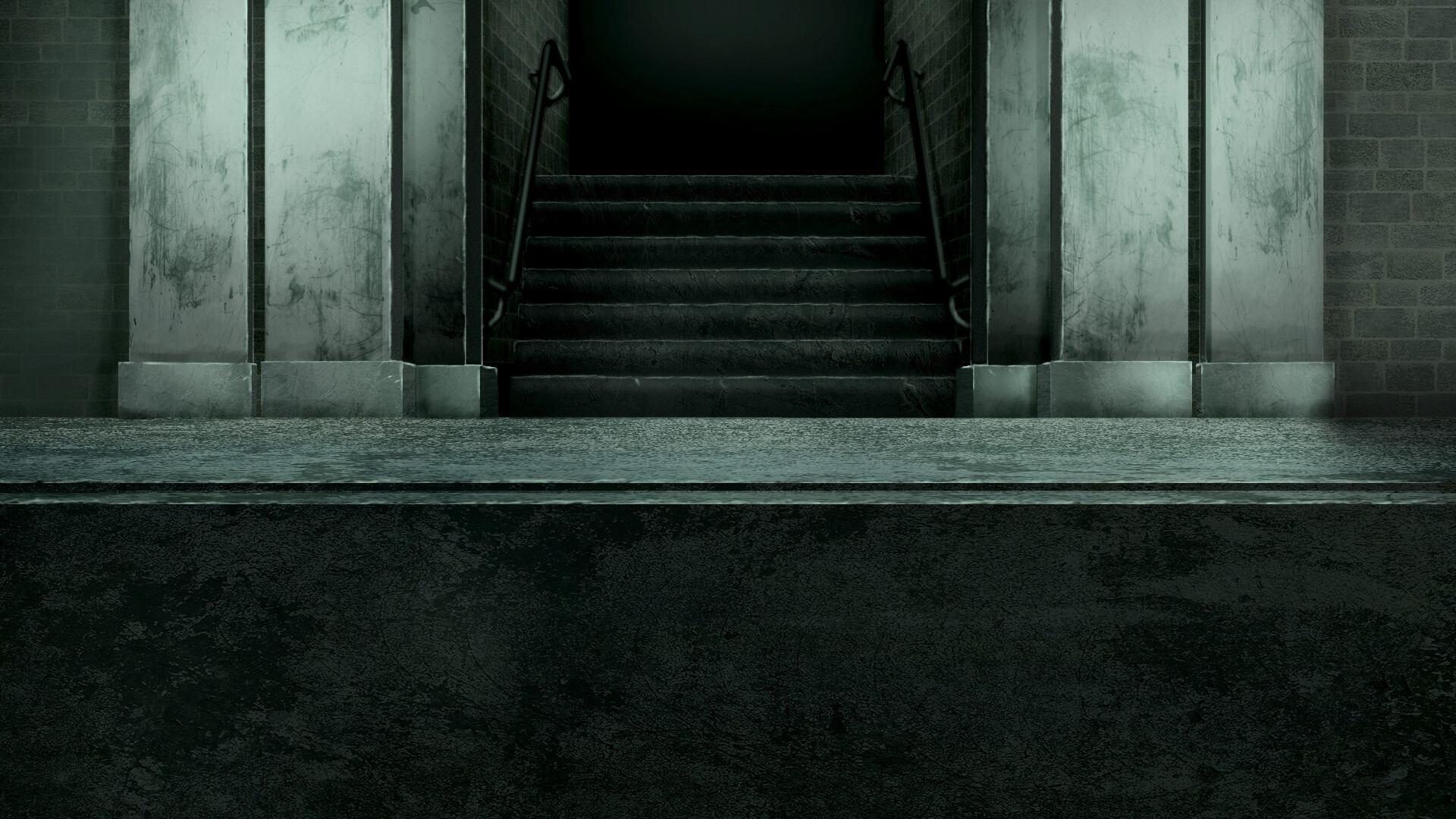 ArtStation - Digital Painting Backgrounds for a short project in progress