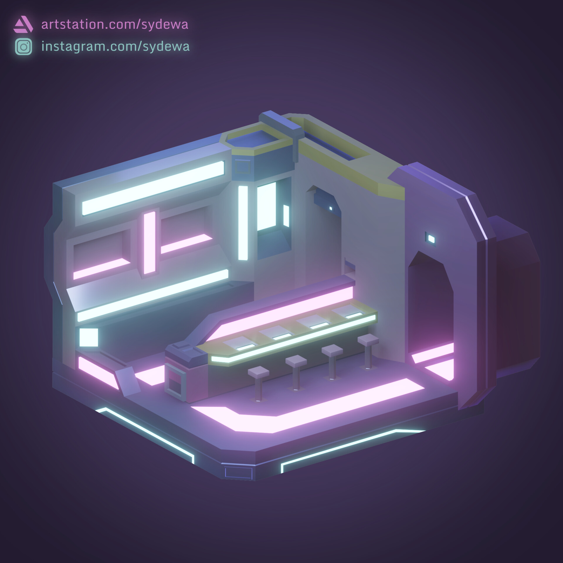 ArtStation - Sci-Fi Voxel Practice