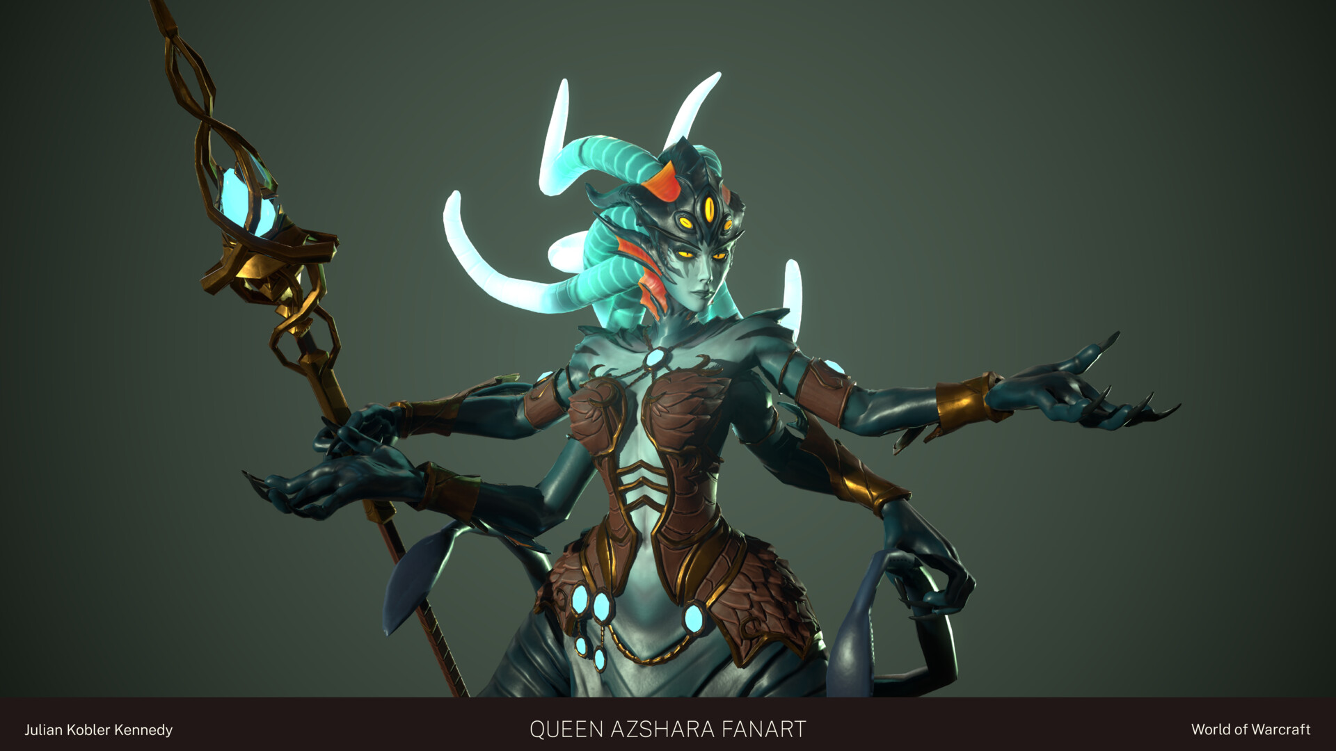 Julian K. Kennedy - Queen Azshara Fanart
