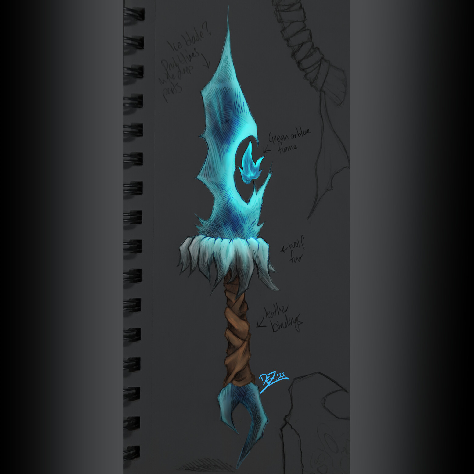 ArtStation - Ice Dagger concept
