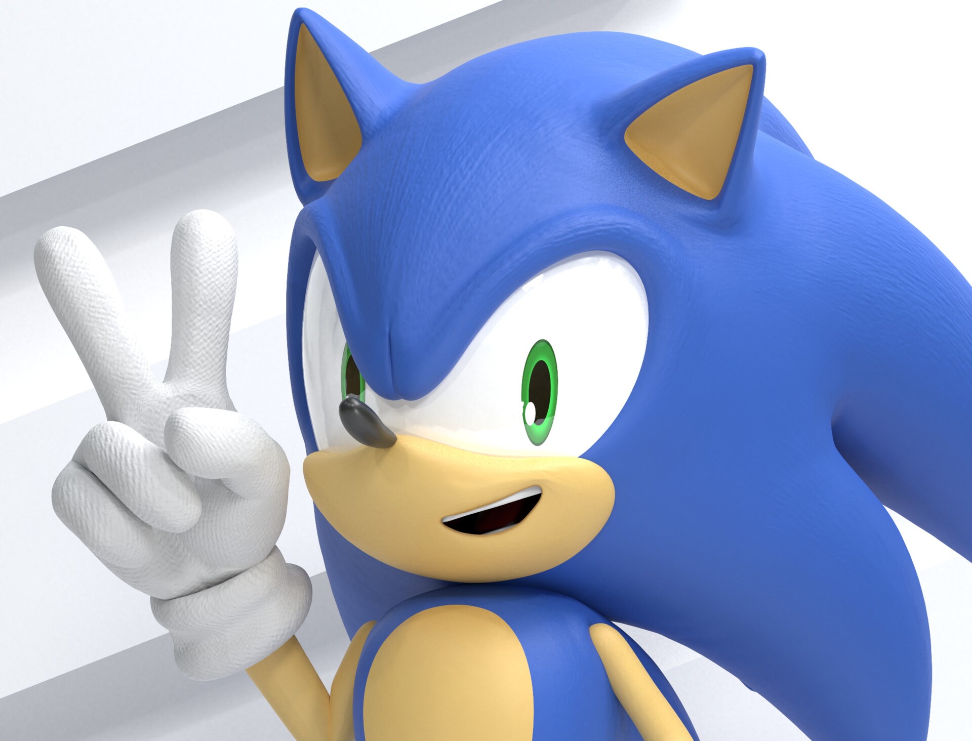 ArtStation - Sonic Render by 1NF1Ni7E