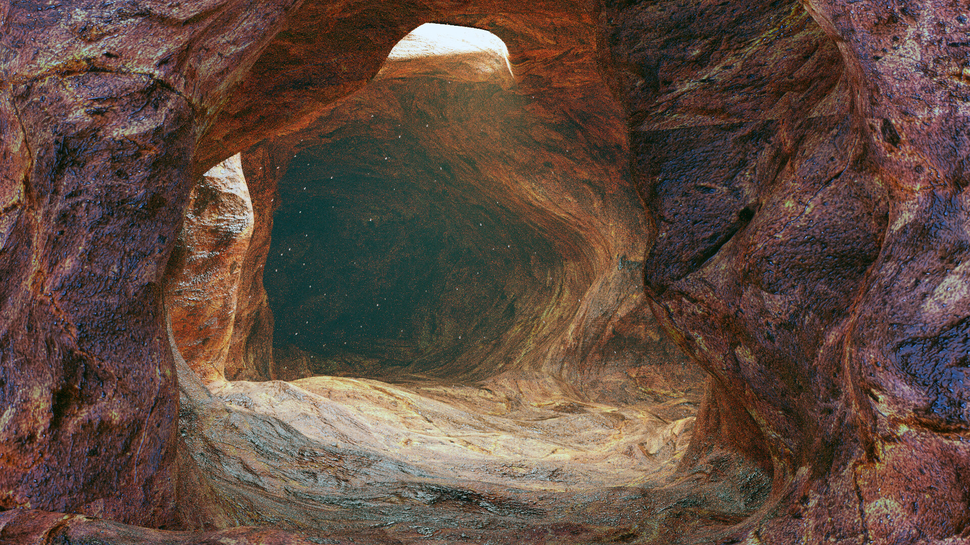 ArtStation - desert cave