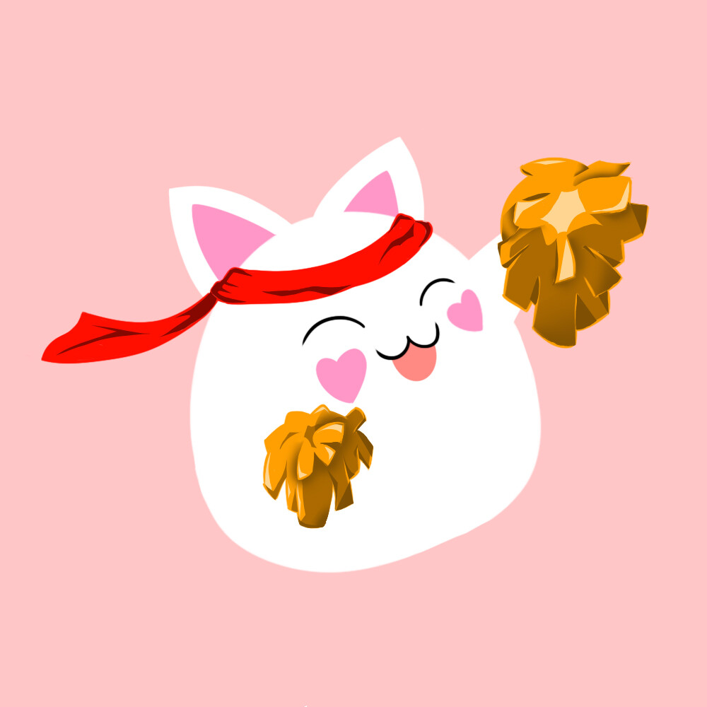 ArtStation - cat cheering