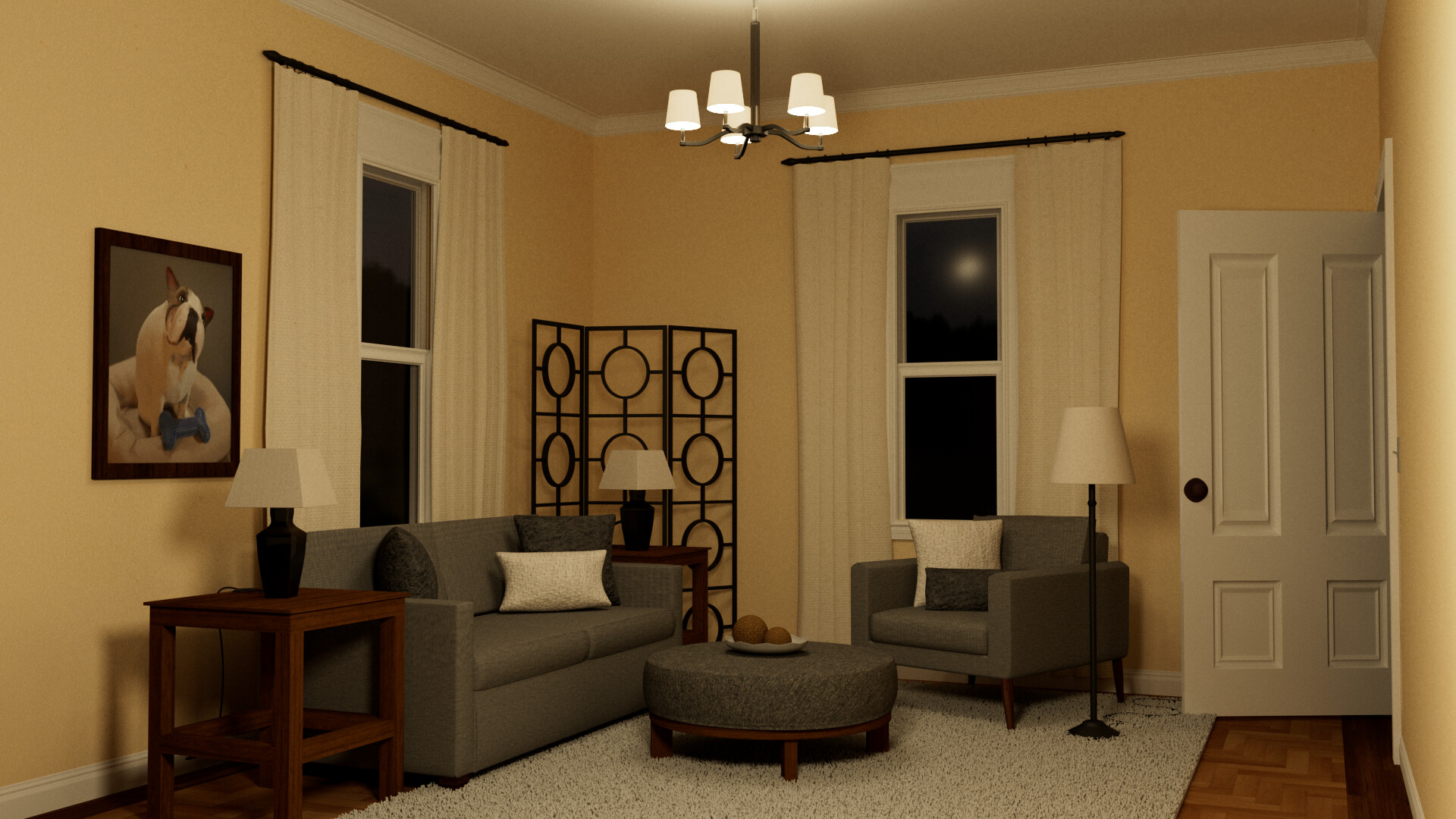 ArtStation - 3D Living Room