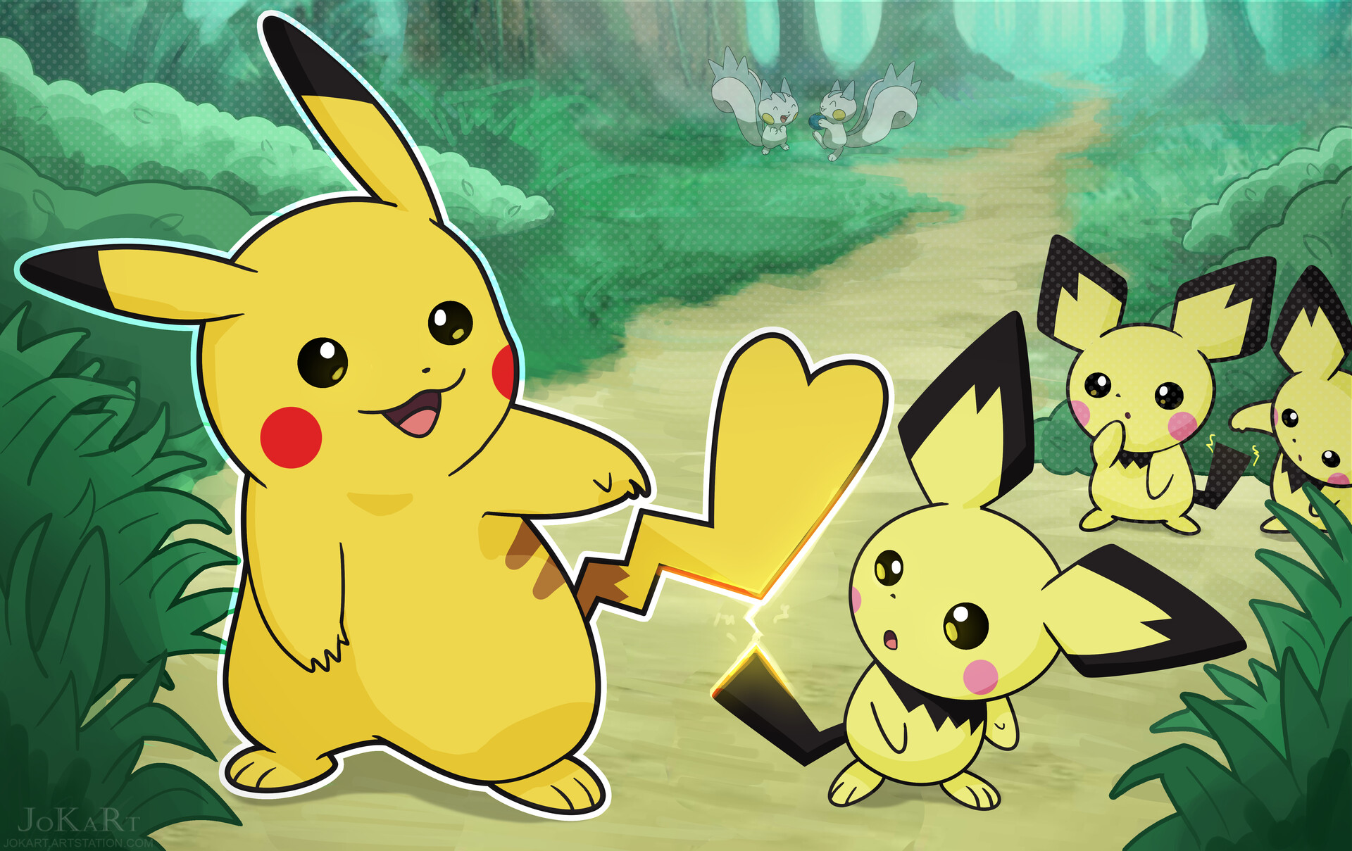 Josef Rahaman - Pokémon illustrations