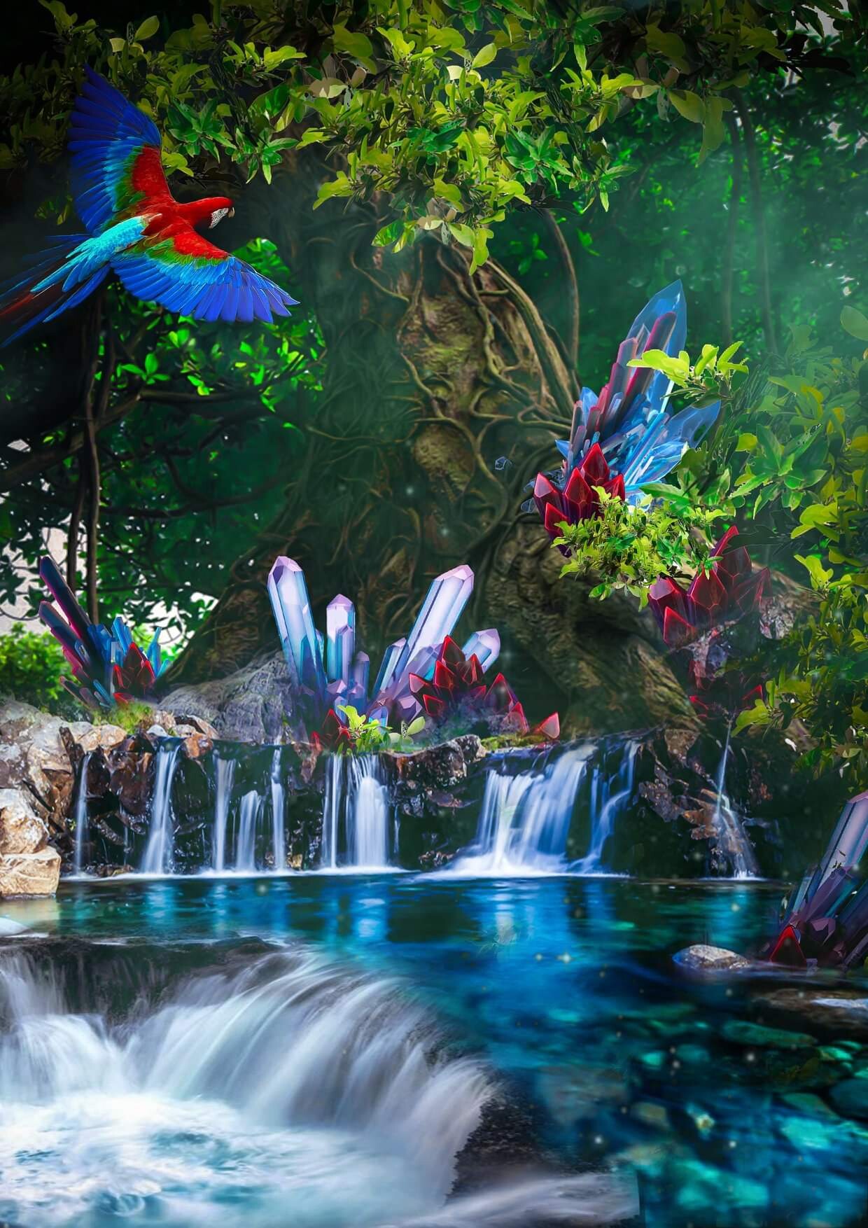 ArtStation - Crystal Forest