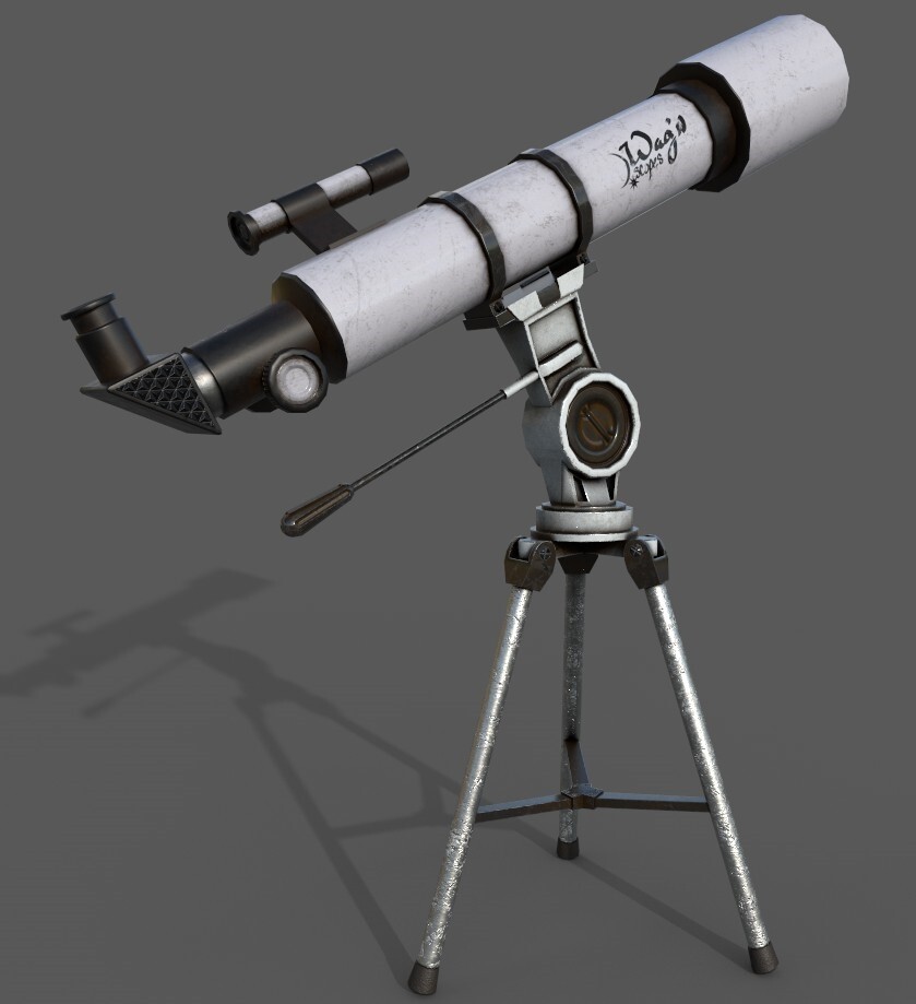 ArtStation - Game Prop - Telescope