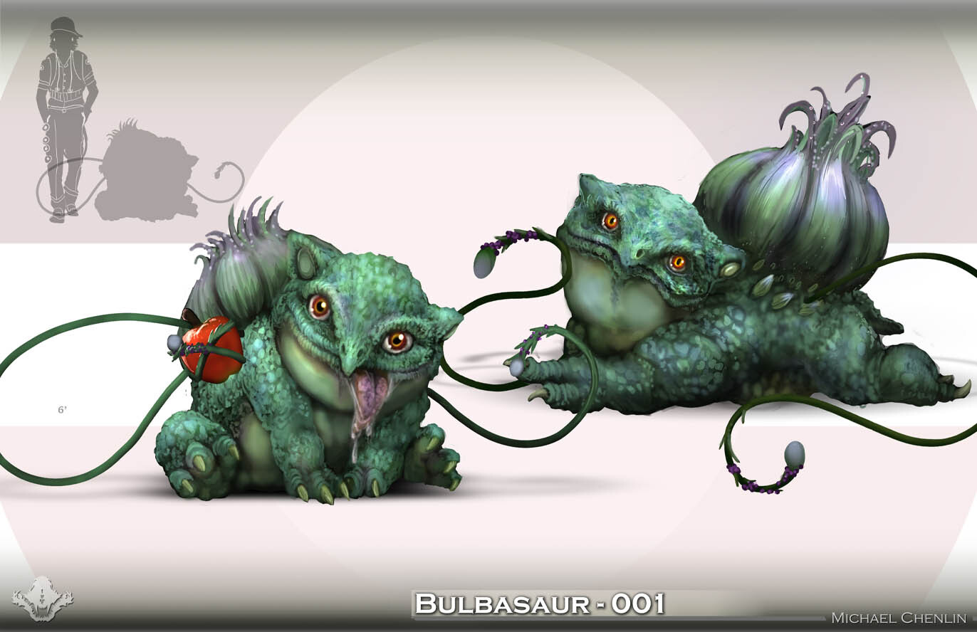 ArtStation - Realistic Bulbasaur 01
